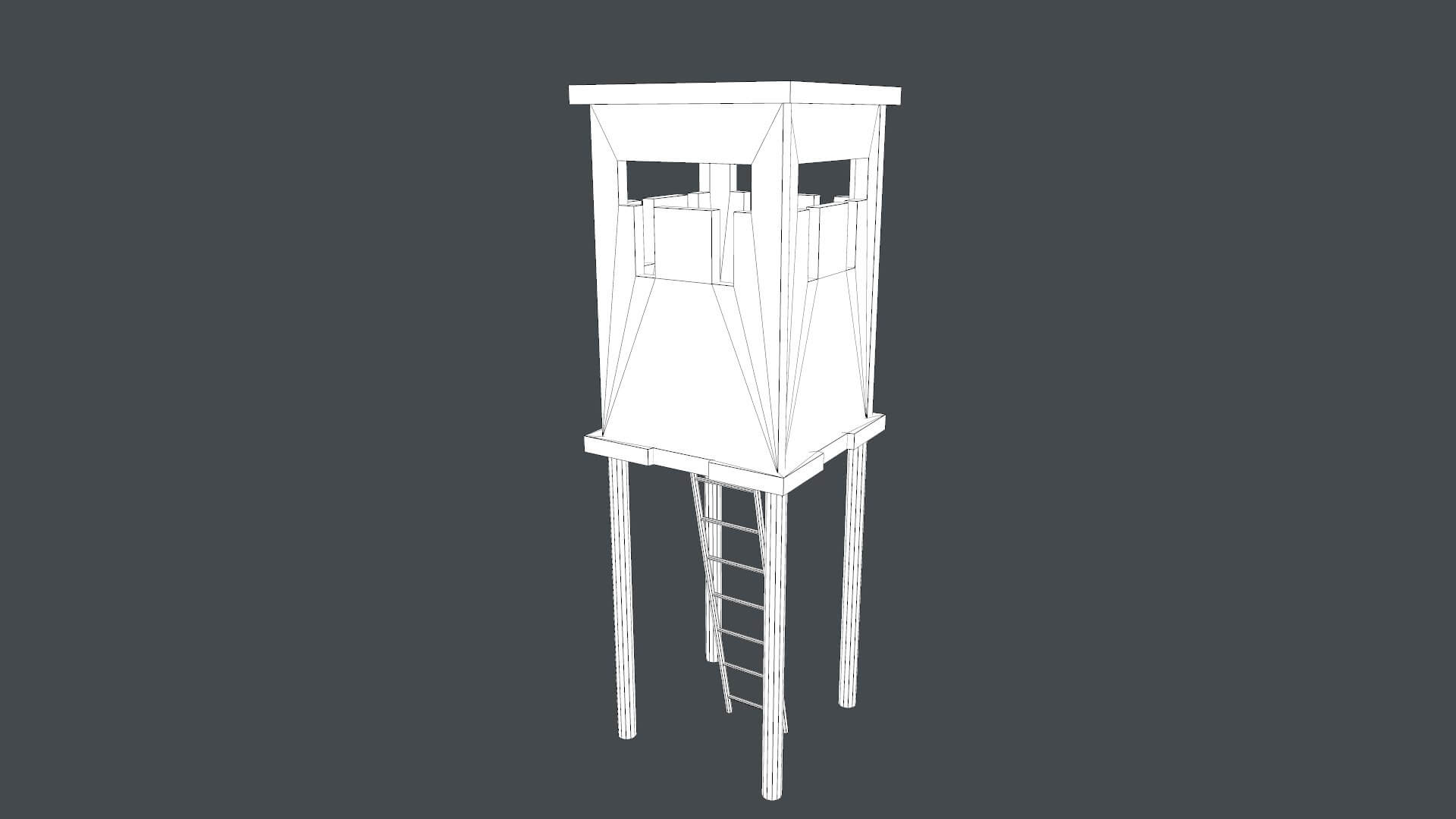 Watchtower - 3D Model by Grishmanovskij Anton