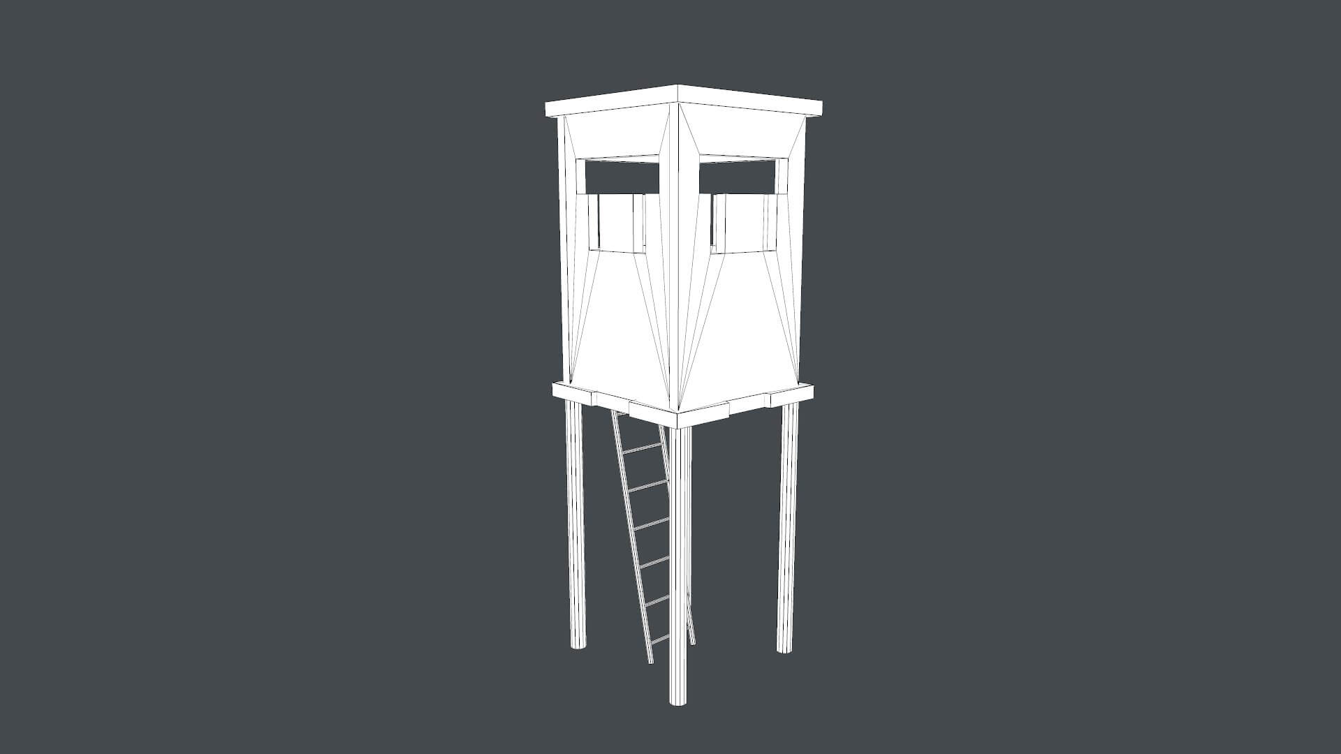 Watchtower - 3D Model by Grishmanovskij Anton