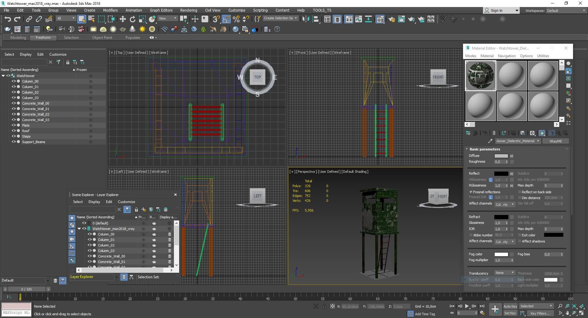 Watchtower - 3D Model by Grishmanovskij Anton