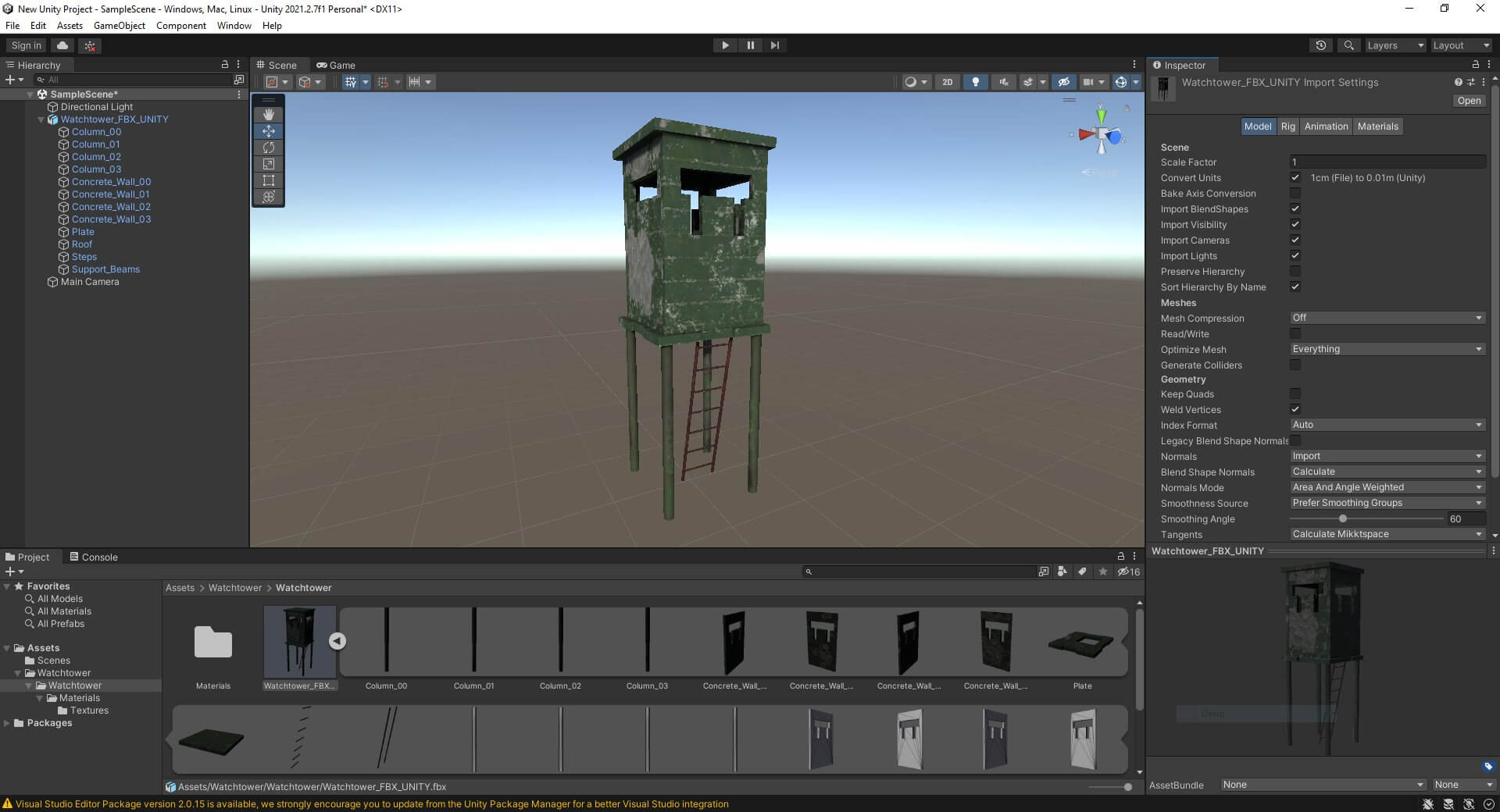Watchtower - 3D Model by Grishmanovskij Anton