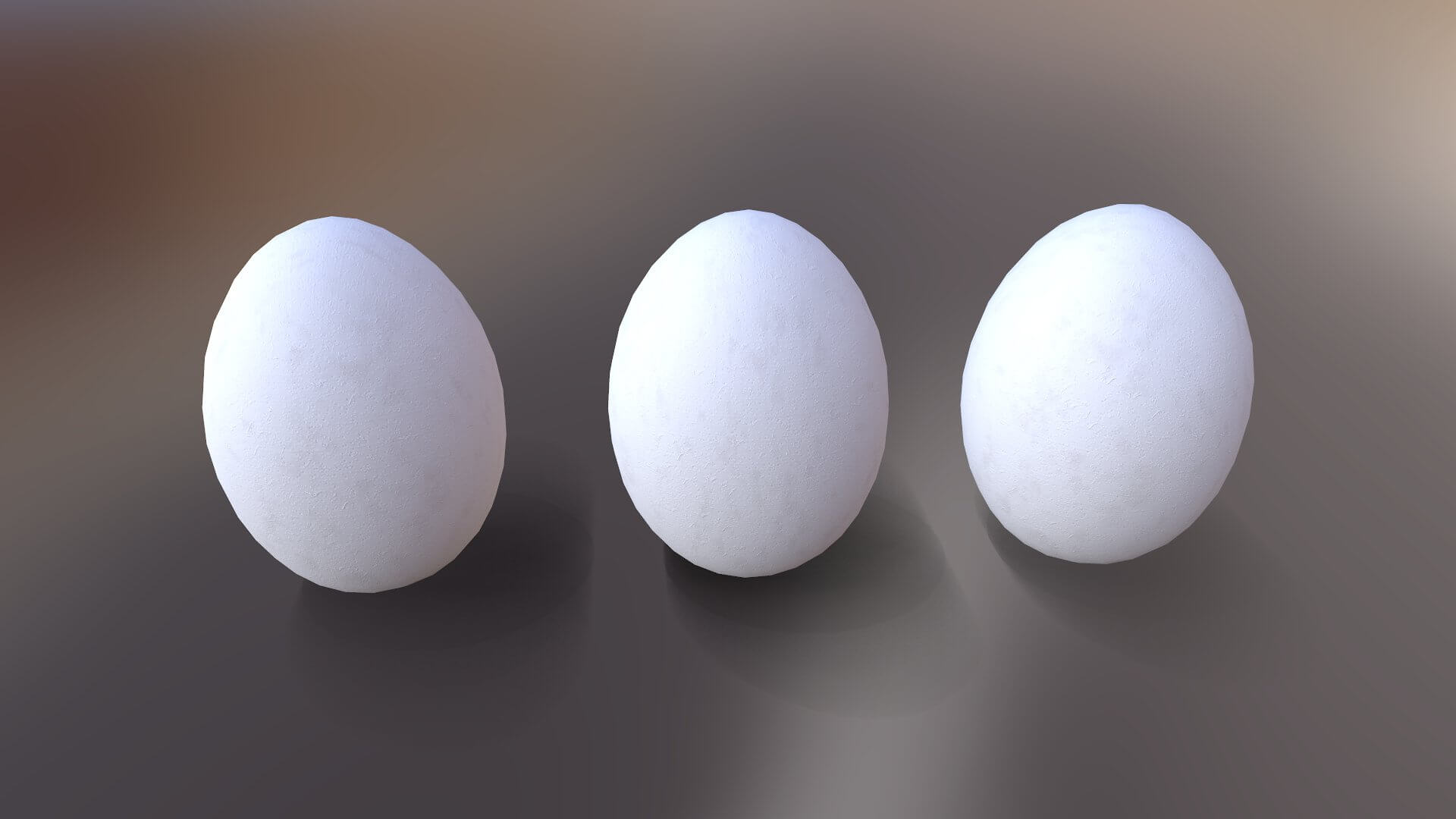 White Chicken Egg - 3D Model by Grishmanovskij Anton