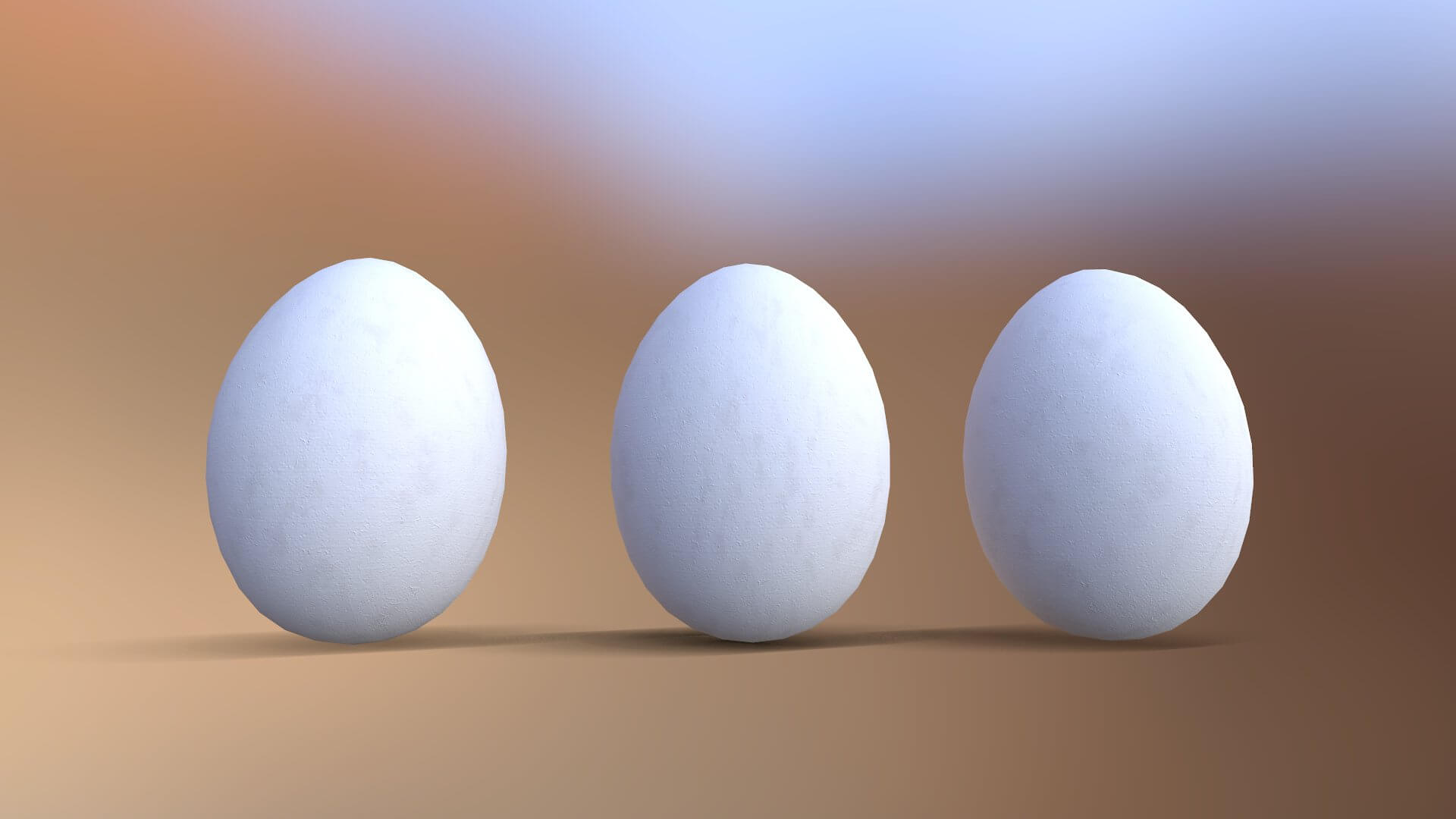 White Chicken Egg - 3D Model by Grishmanovskij Anton