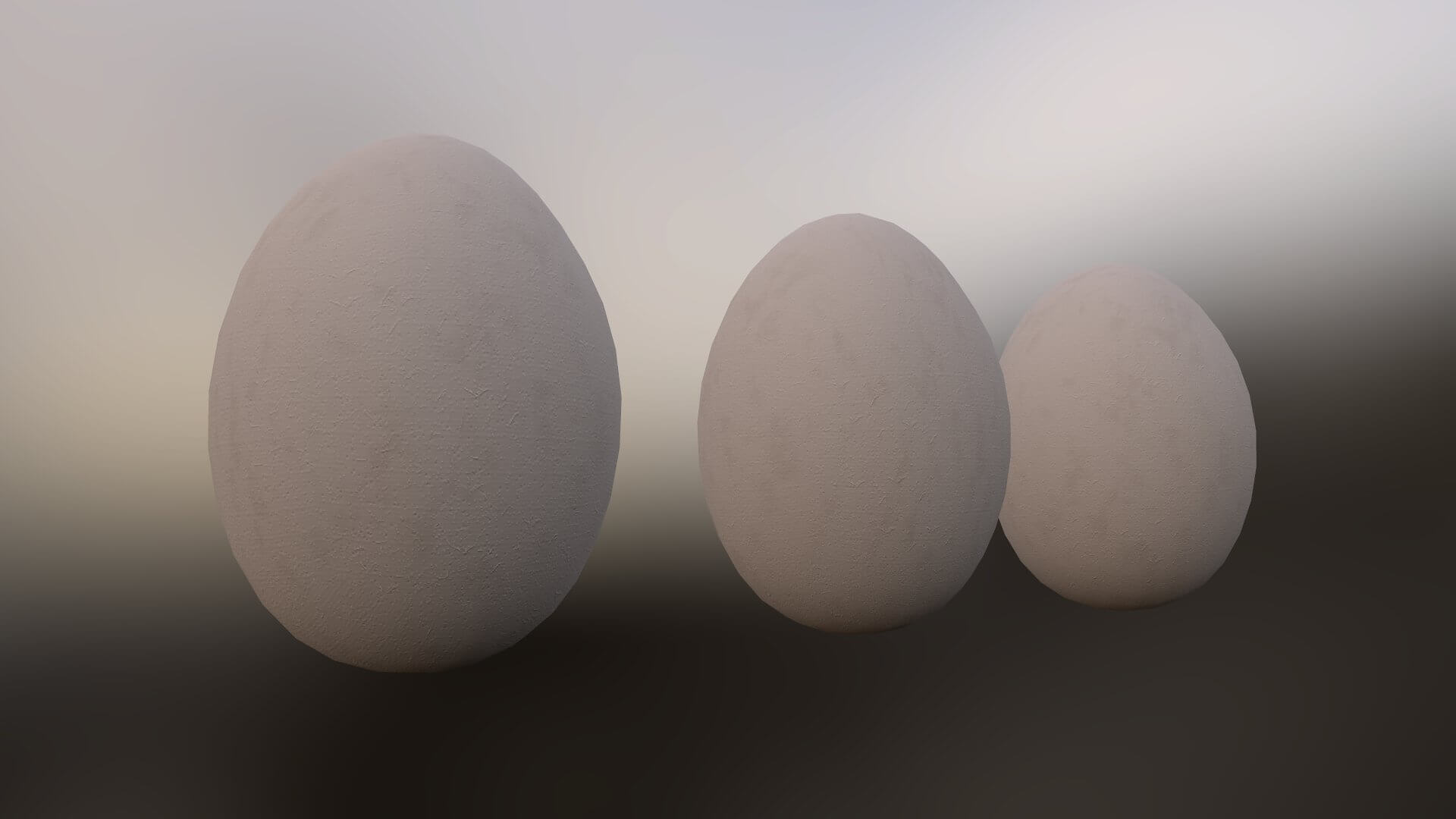 White Chicken Egg - 3D Model by Grishmanovskij Anton