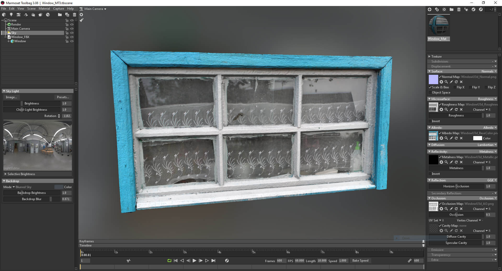 Window - 3D Model by Grishmanovskij Anton
