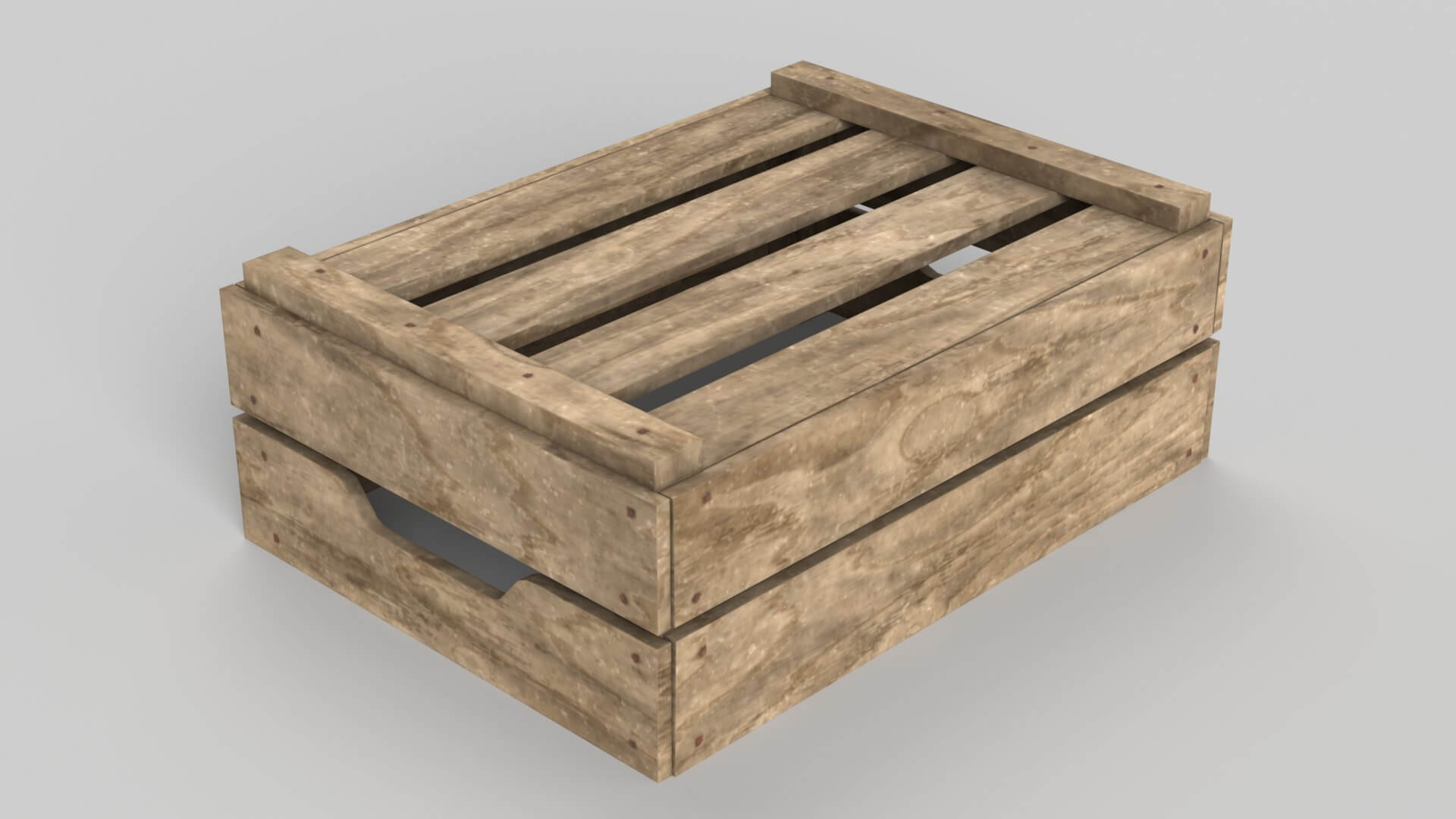 Wooden Crate V3 - 3D Model by Grishmanovskij Anton