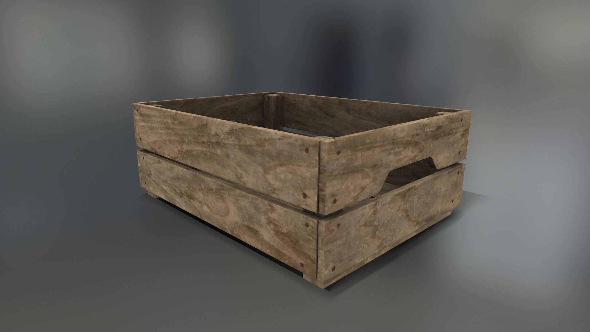 Wooden Crate V3 - 3D Model by Grishmanovskij Anton