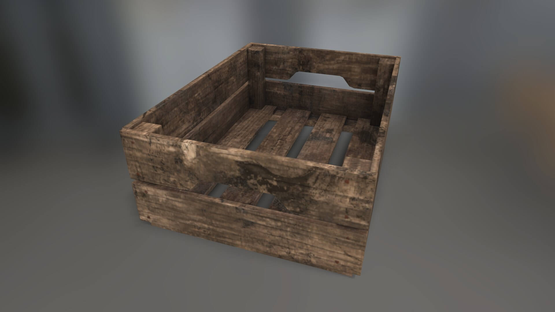 Wooden Crate V4 - 3D Model by Grishmanovskij Anton