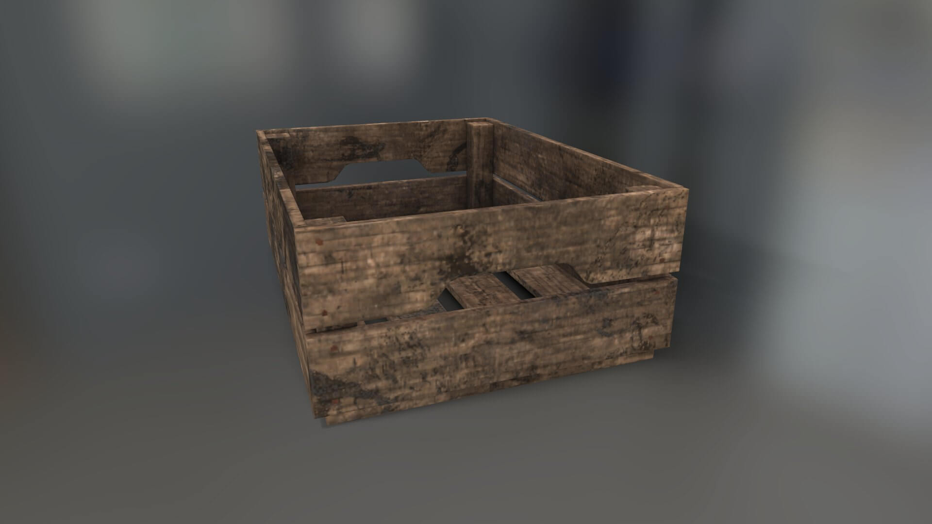 Wooden Crate V4 - 3D Model by Grishmanovskij Anton