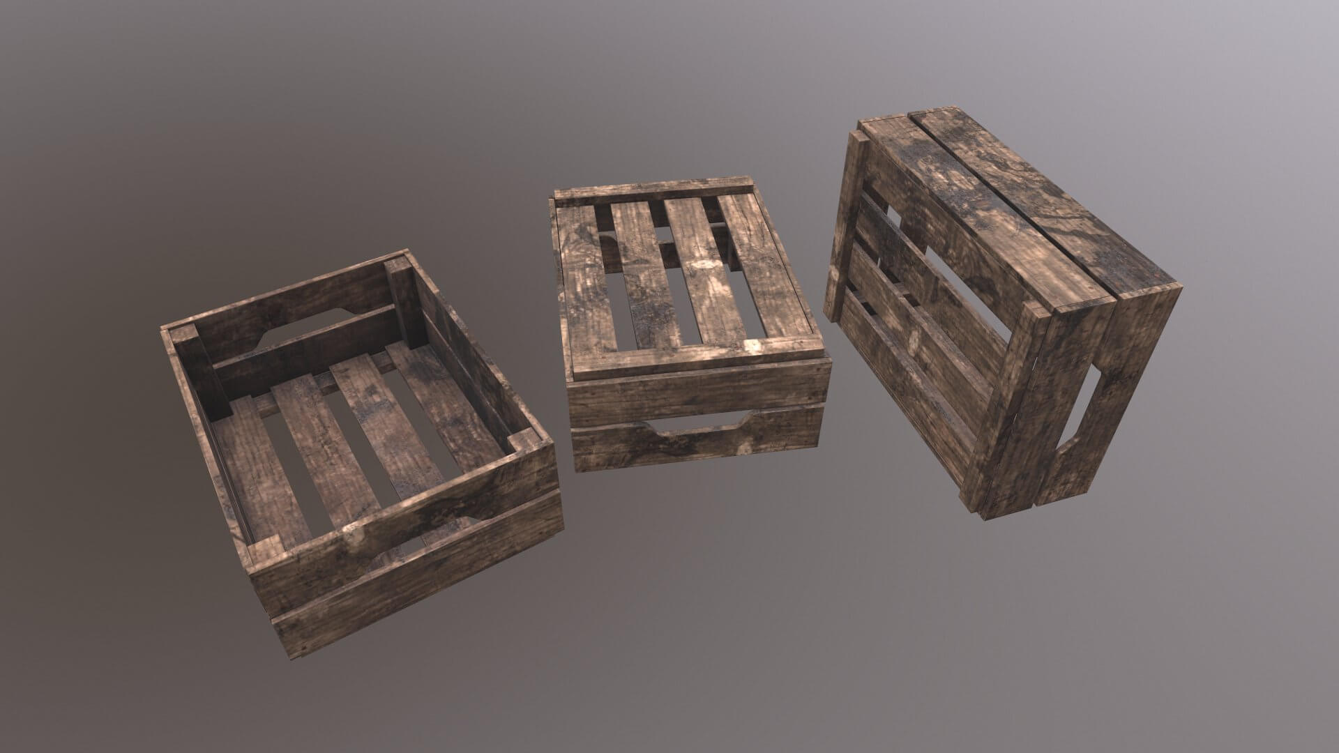 Wooden Crate V4 - 3D Model by Grishmanovskij Anton