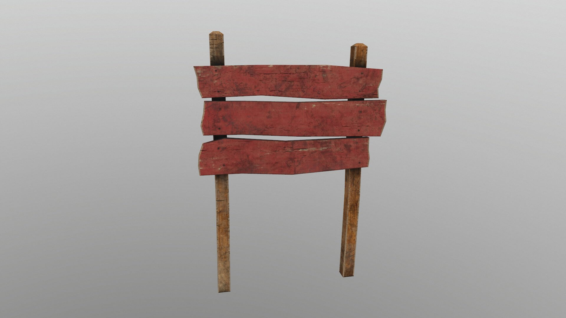 Wooden Notice Board - 3D Model by Grishmanovskij Anton