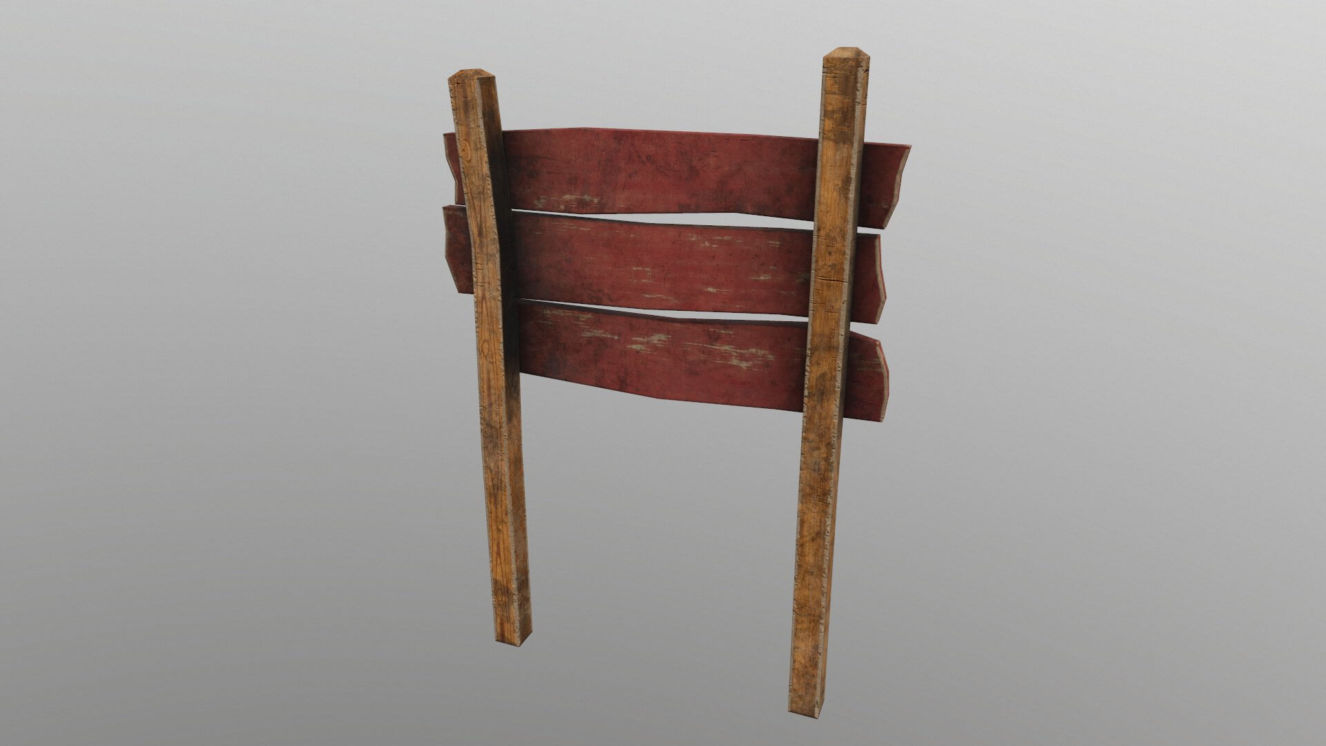 Wooden Notice Board - 3D Model by Grishmanovskij Anton