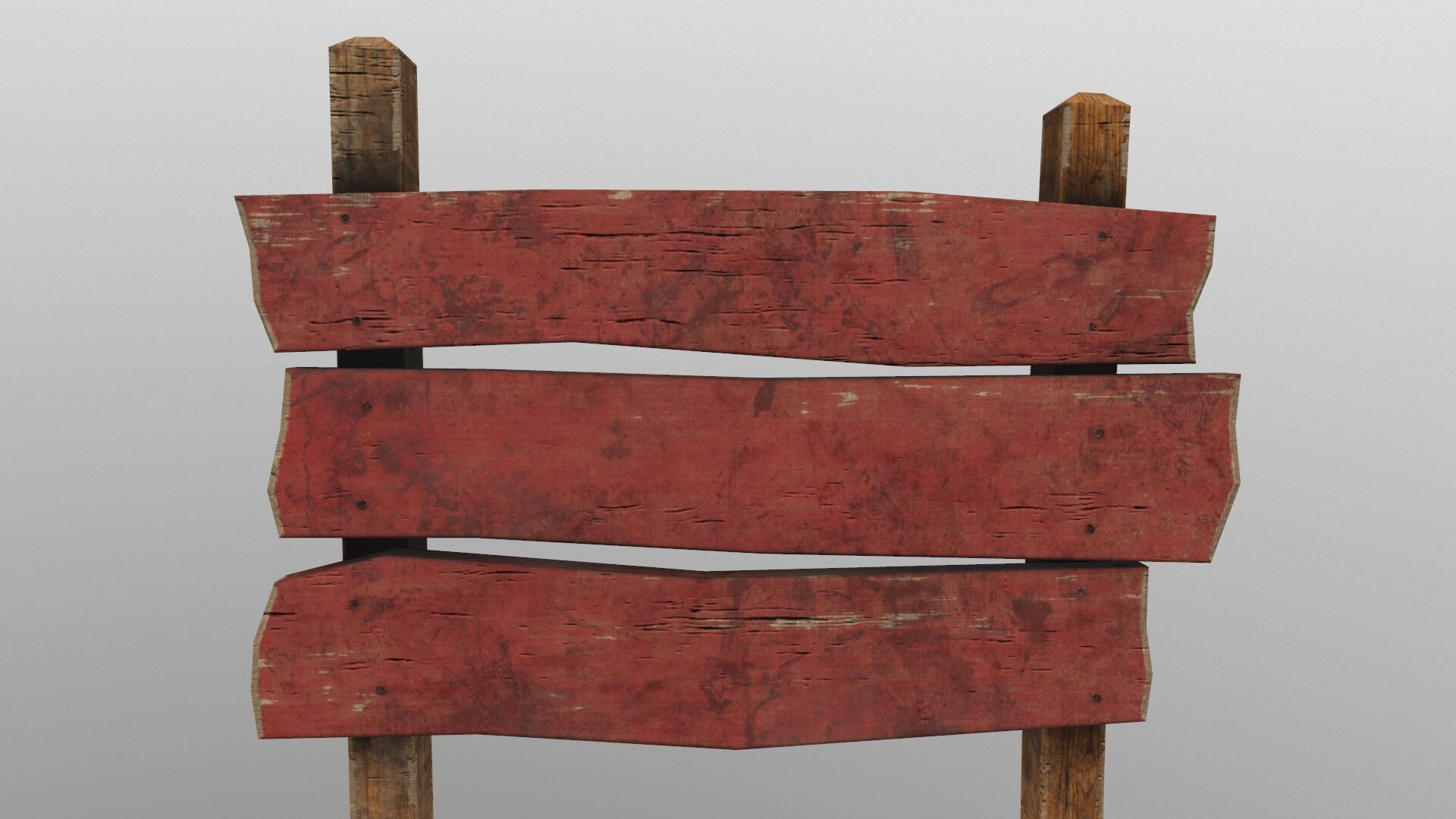 Wooden Notice Board - 3D Model by Grishmanovskij Anton