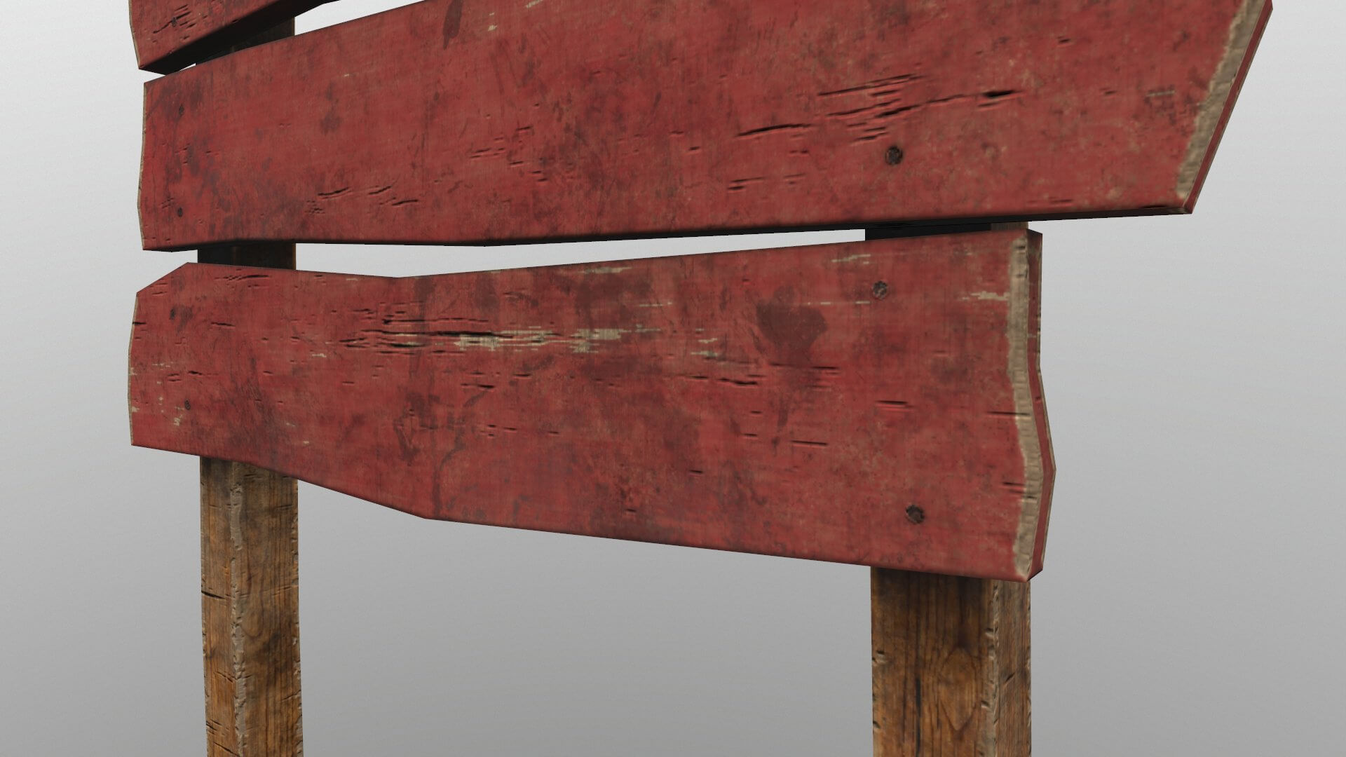 Wooden Notice Board - 3D Model by Grishmanovskij Anton