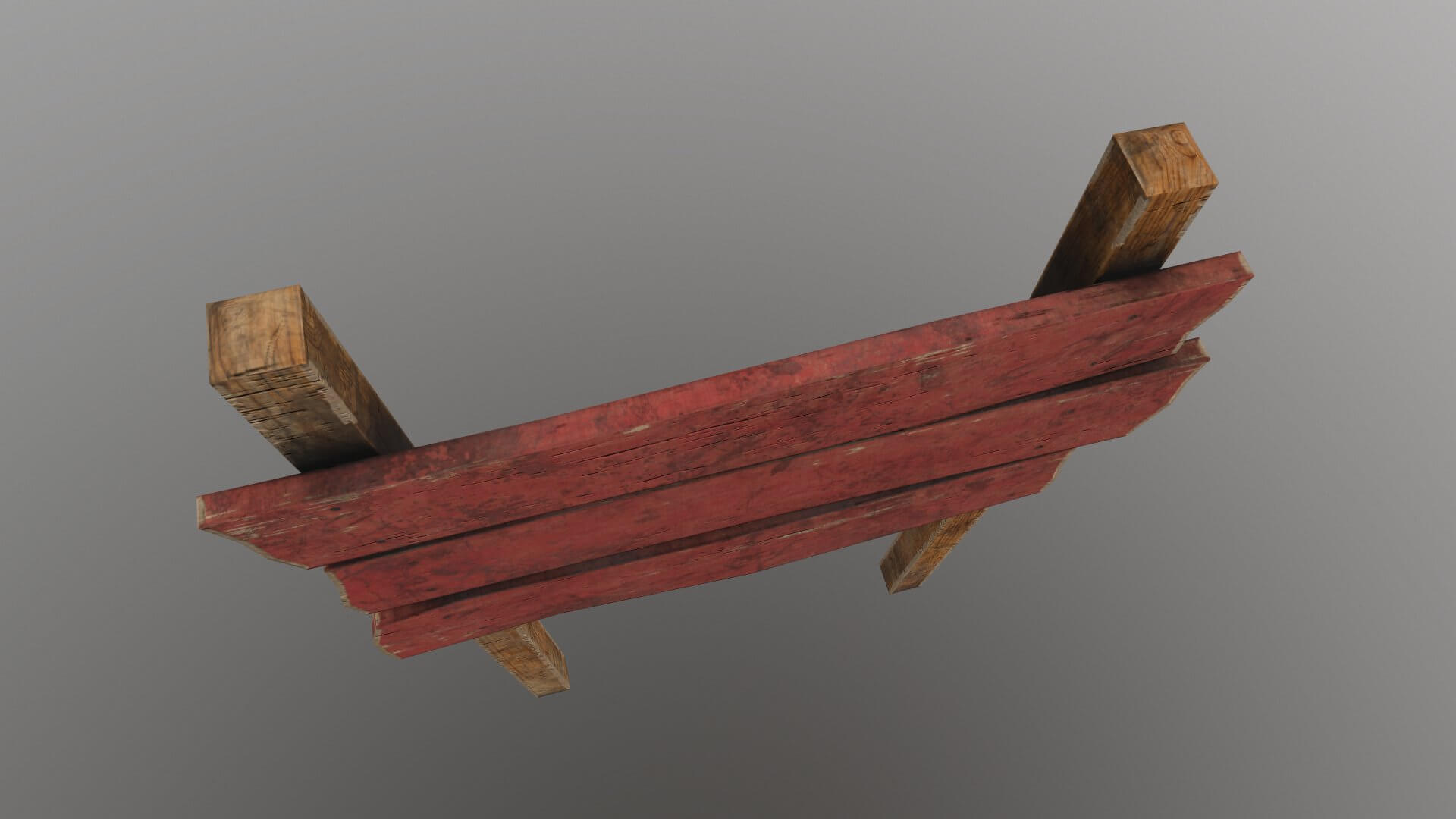 Wooden Notice Board - 3D Model by Grishmanovskij Anton