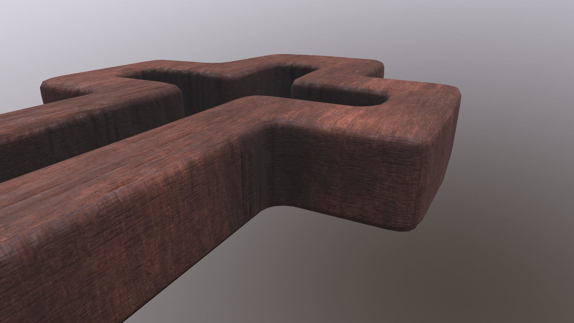 Wooden Pendant Cross - 3D Model by Grishmanovskij Anton