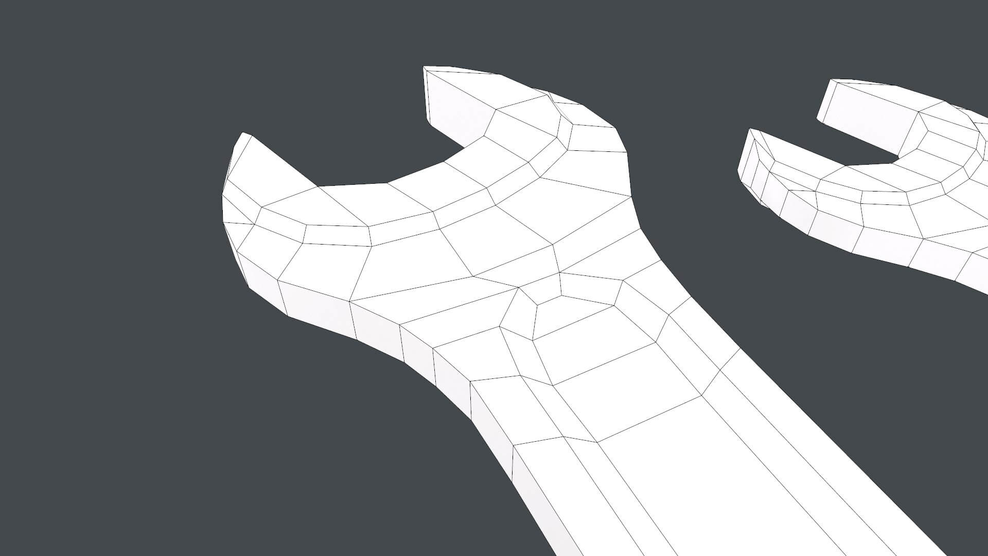 Wrenches - 3D Model by Grishmanovskij Anton