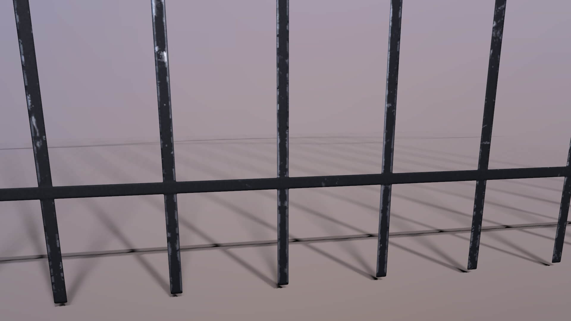 Wrought Iron Fence - 3D Model by Grishmanovskij Anton