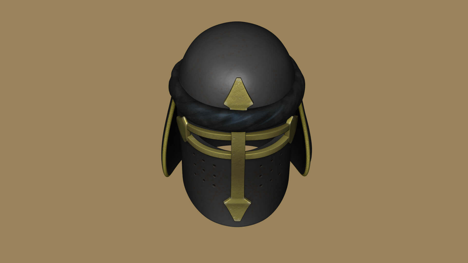 Arab Sugarloaf Helmet - 3D Model by gsommer