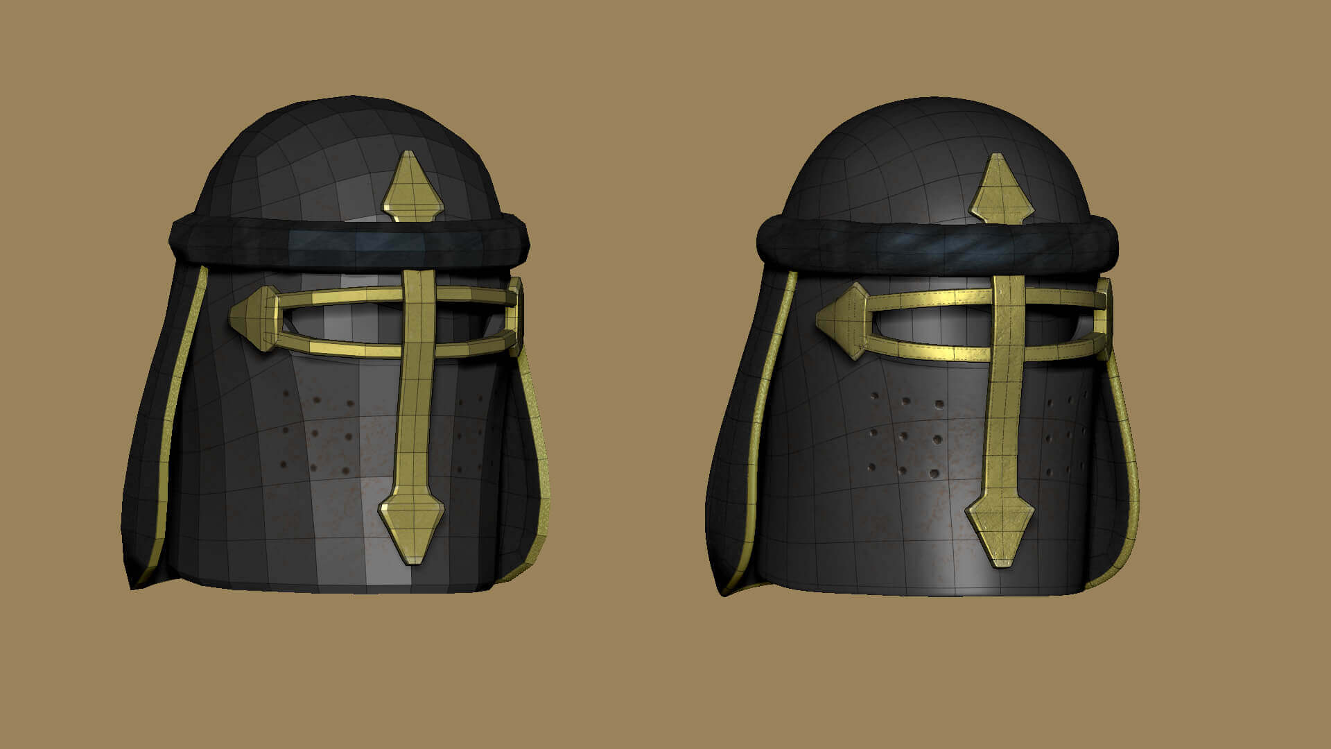 Arab Sugarloaf Helmet - 3D Model by gsommer