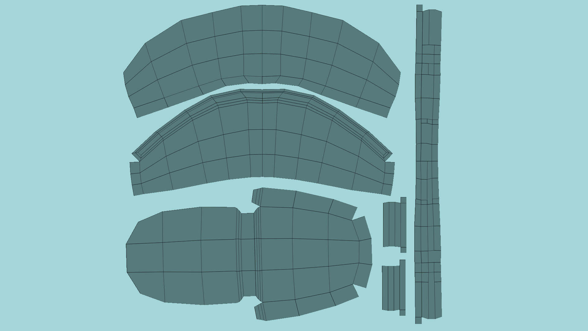 Armchair 11 - Rust Leather 3D Model by gsommer