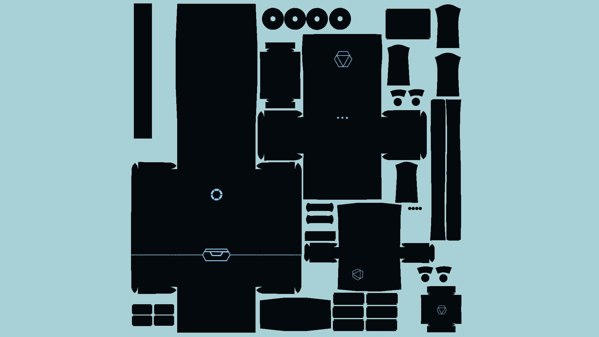 Astronaut Backpack 05 - Black 3D Model by gsommer