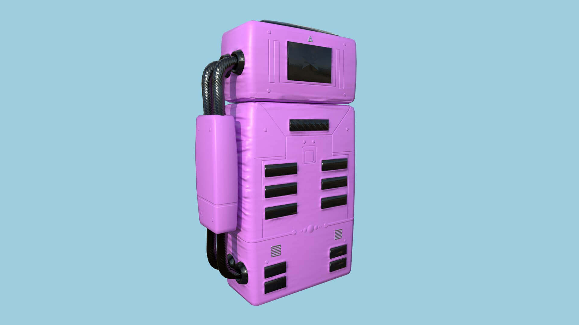 Astronaut Backpack 08 - Pink 3D Model by gsommer