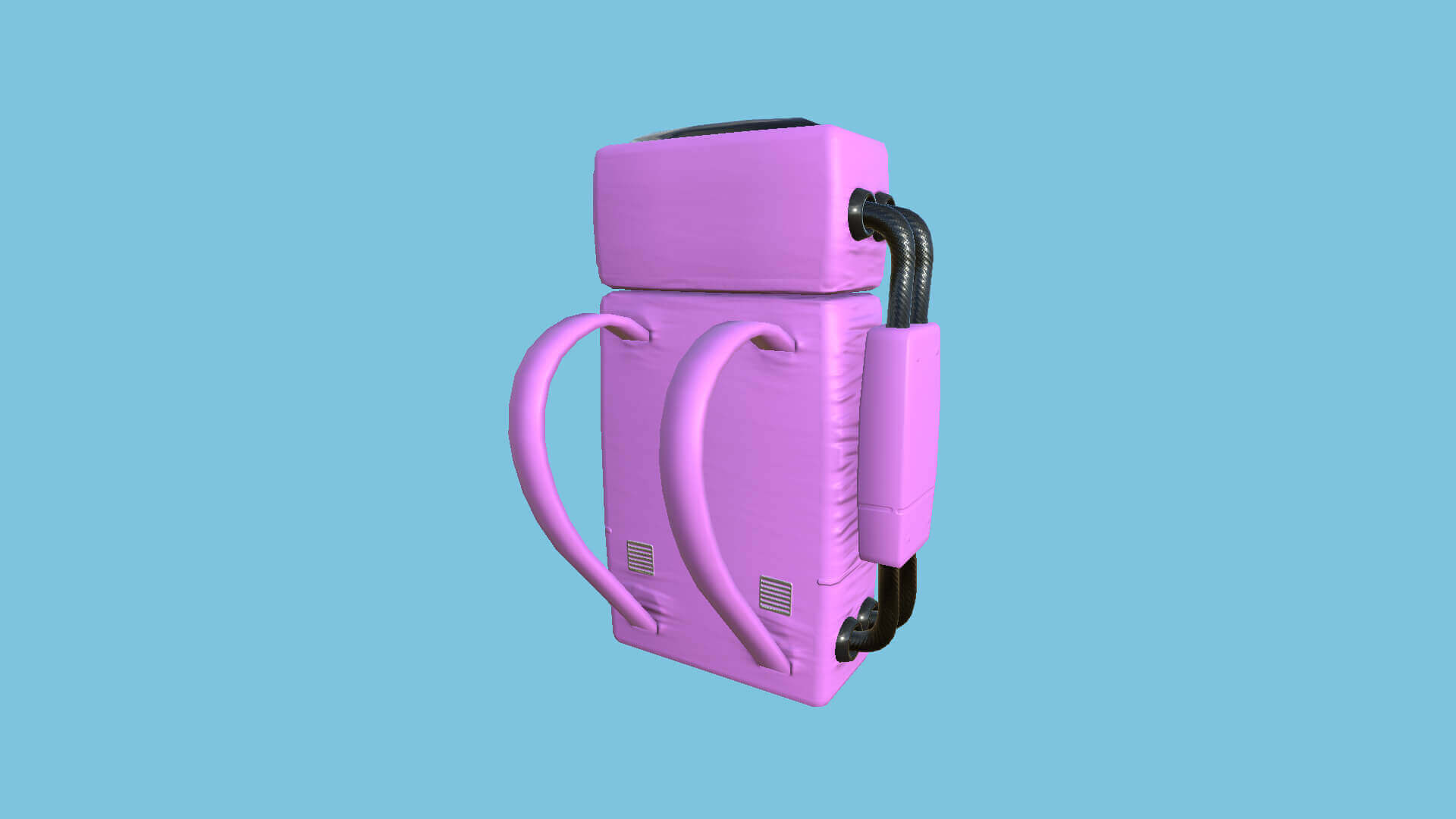 Astronaut Backpack 08 - Pink 3D Model by gsommer