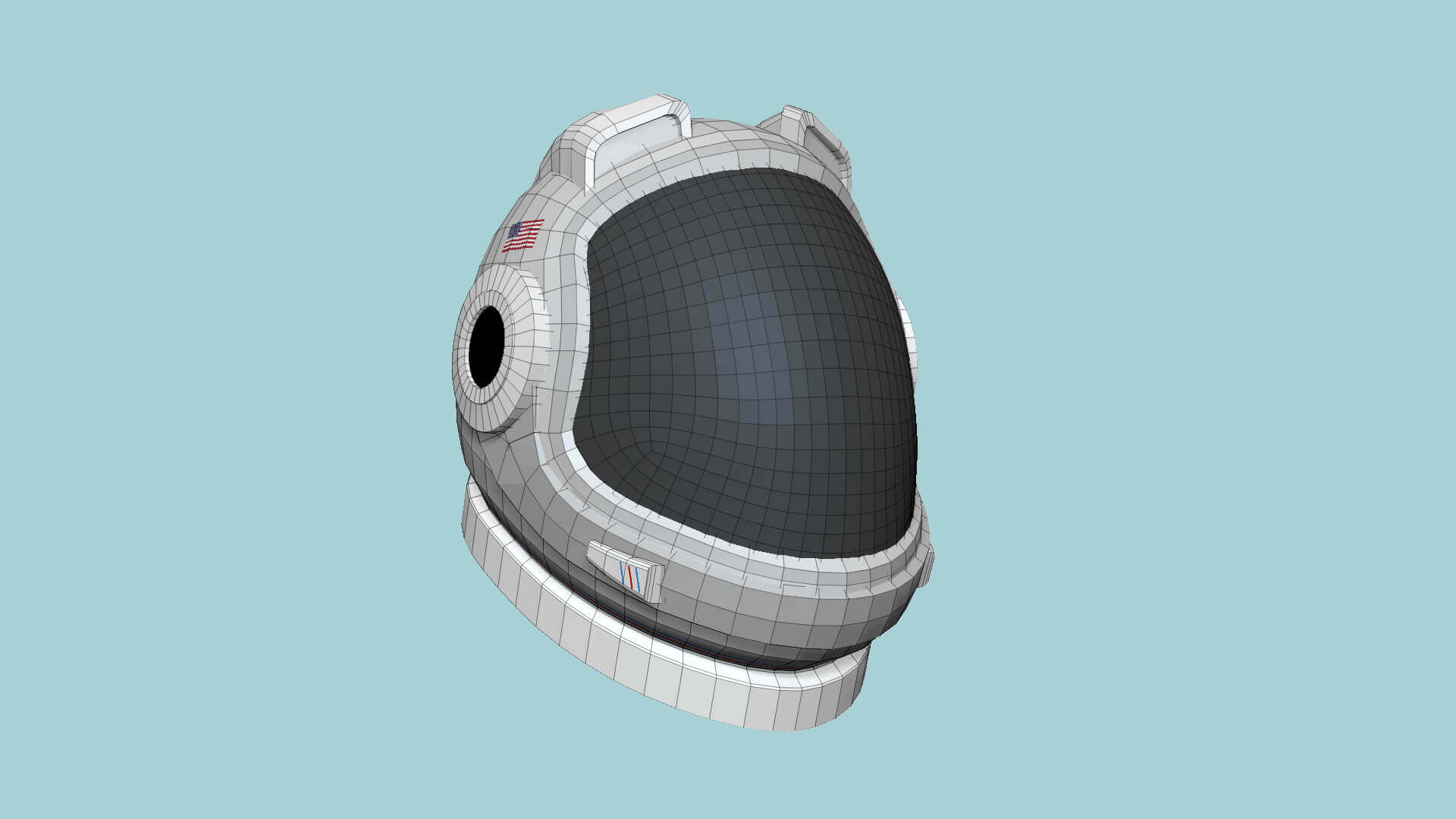 Astronaut Helmets Model B 08 - USA by gsommer