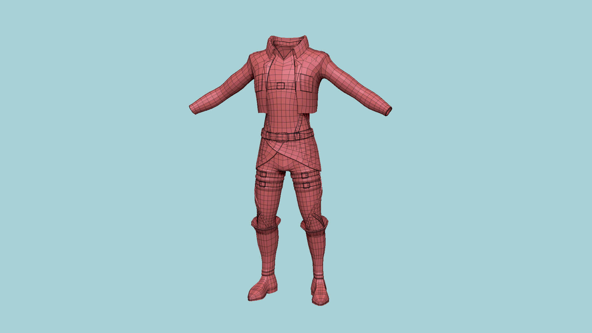 Attack On Titan Outfit 04 - Scouting Legion 3D Model by gsommer