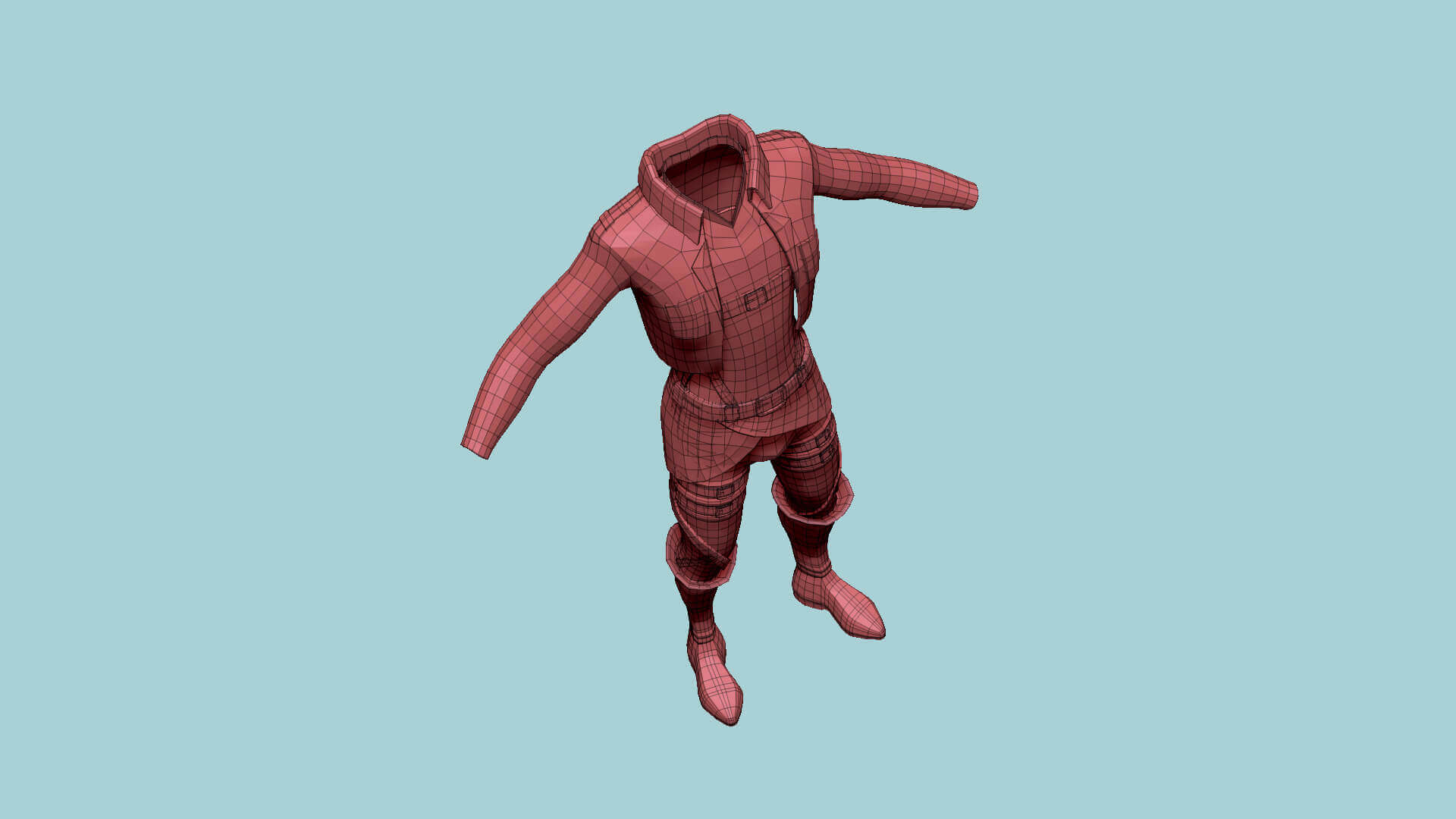 Attack On Titan Outfit 05 - Military Police 3D Model by gsommer
