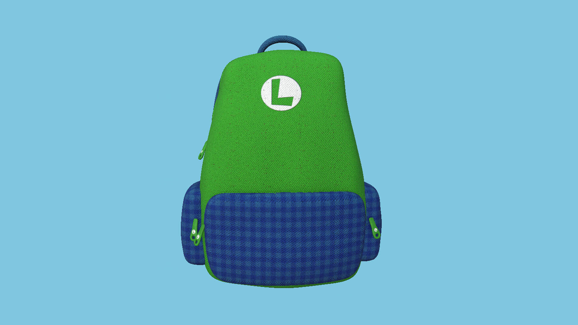 Backpack 04 - Luigi 3D Model by gsommer