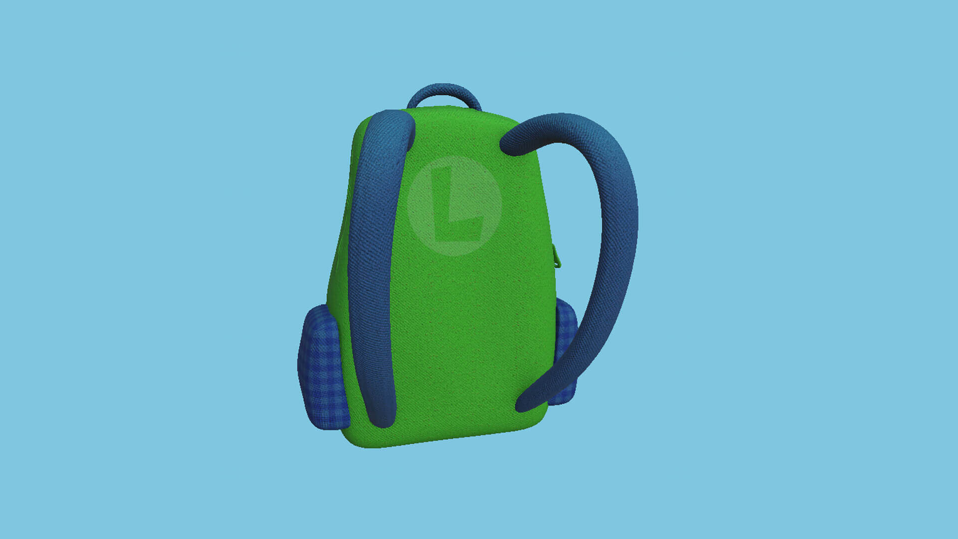 Backpack 04 - Luigi 3D Model by gsommer