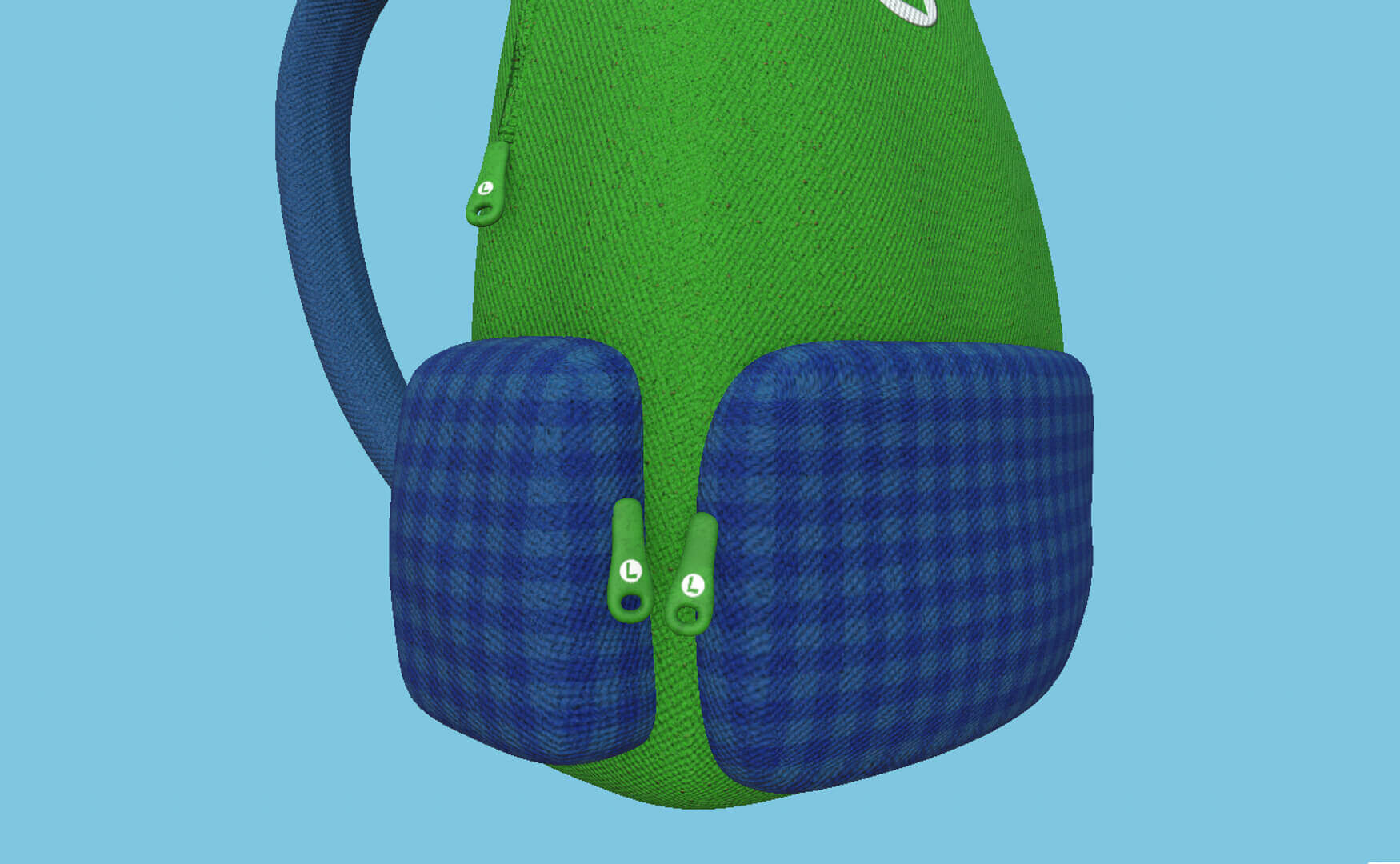 Backpack 04 - Luigi 3D Model by gsommer