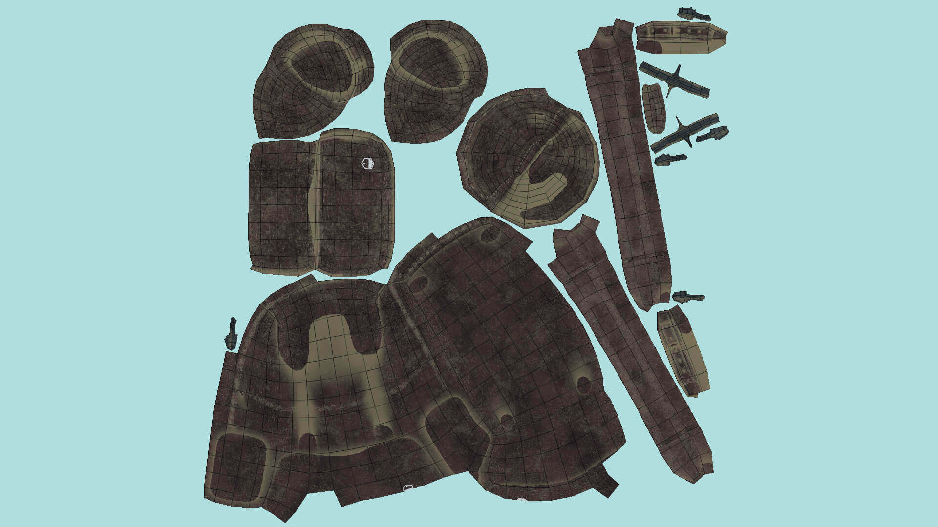 Backpack 10 - Rust Leather 3D Model by gsommer