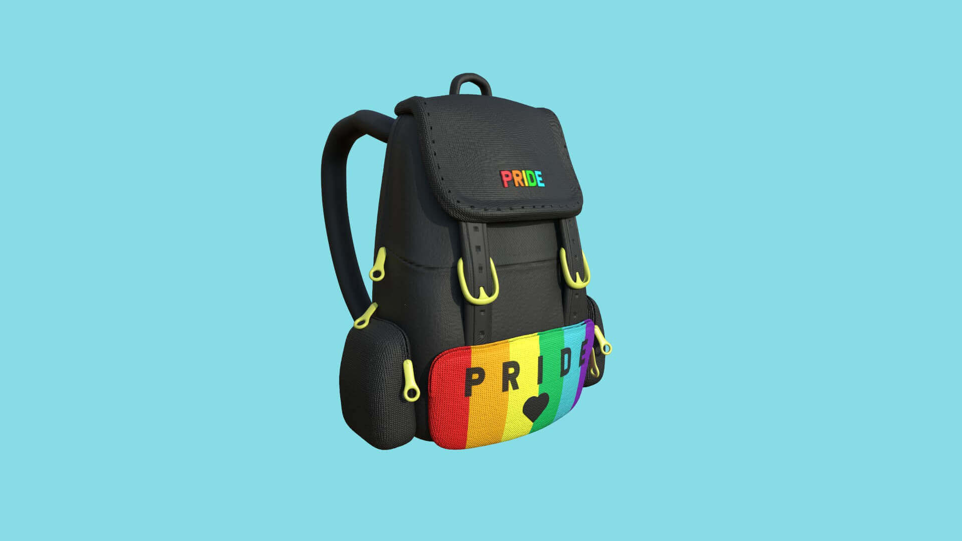 Backpack 15 - LGBT Pride 3D Model by gsommer