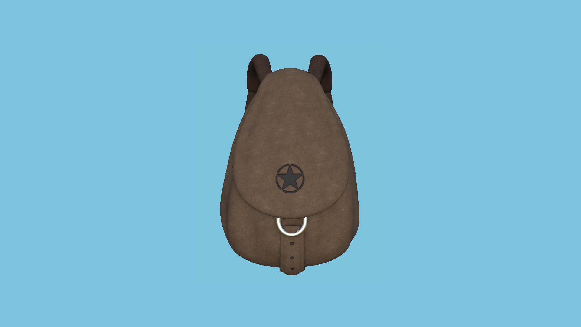 Backpack 28 - Star Leather 3D Model by gsommer