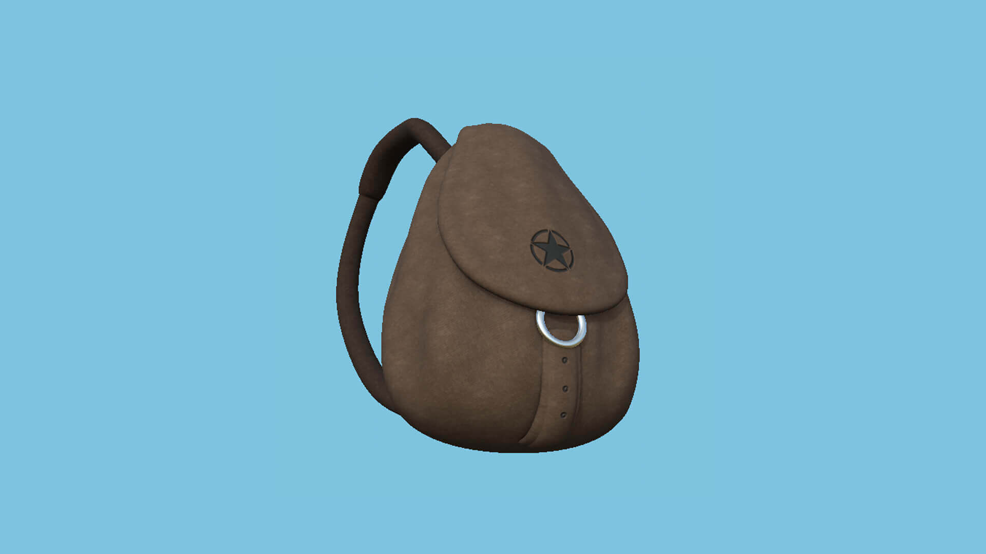 Backpack 28 - Star Leather 3D Model by gsommer