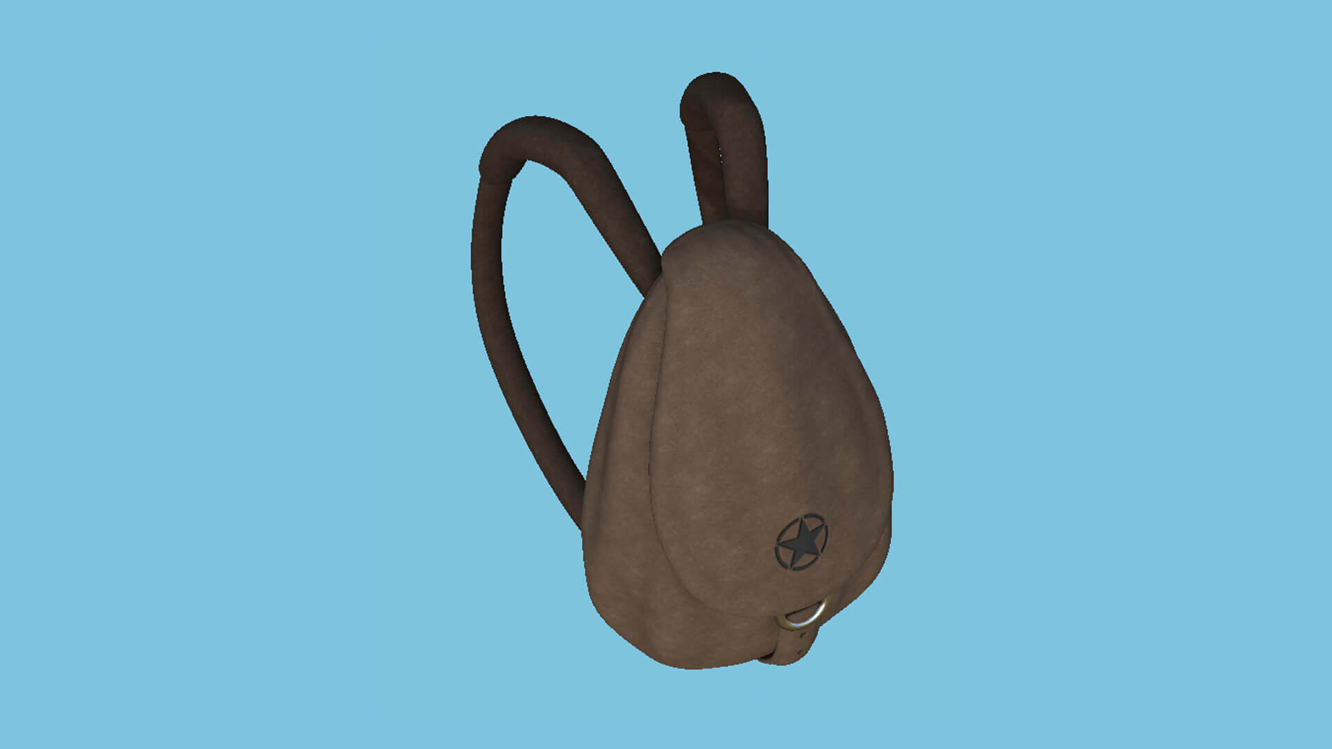 Backpack 28 - Star Leather 3D Model by gsommer