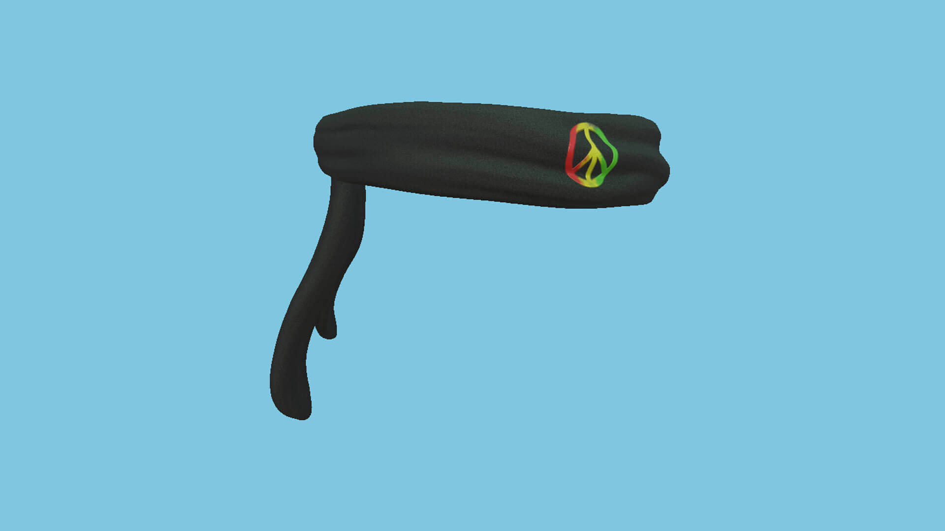 Bandanna 03 - Peace Reggae 3D Model by gsommer