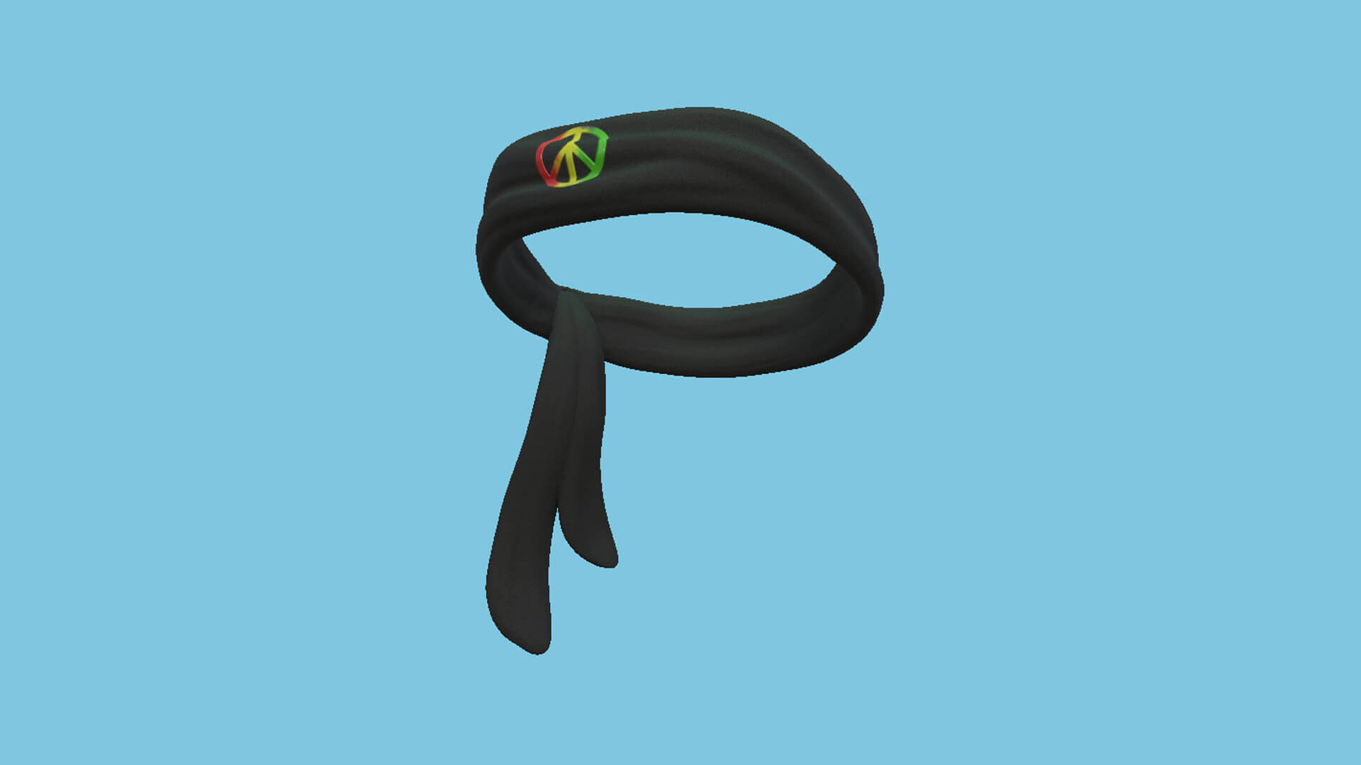 Bandanna 03 - Peace Reggae 3D Model by gsommer