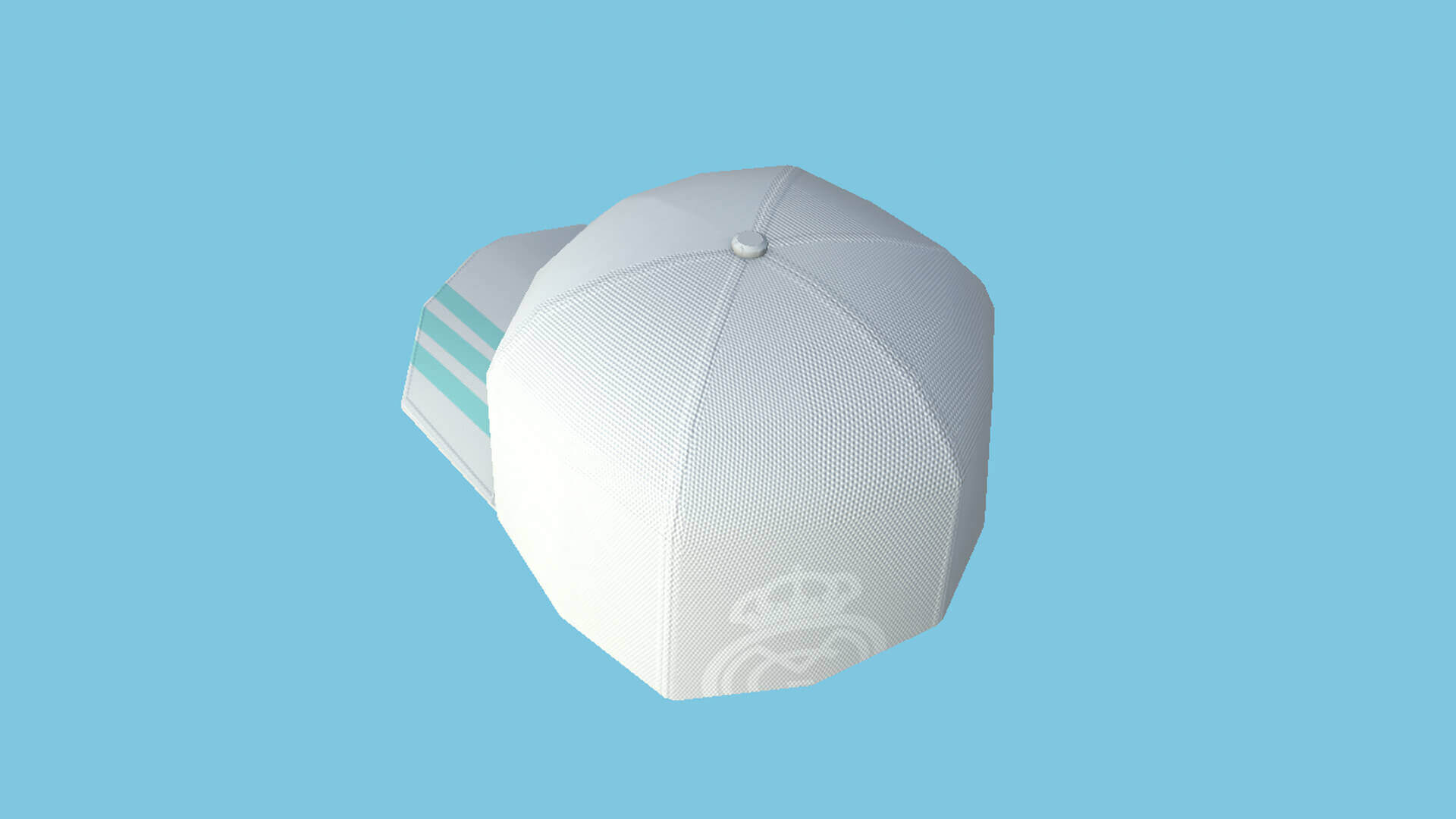 Baseball Cap 05 - Real Madrid 3D Model by gsommer