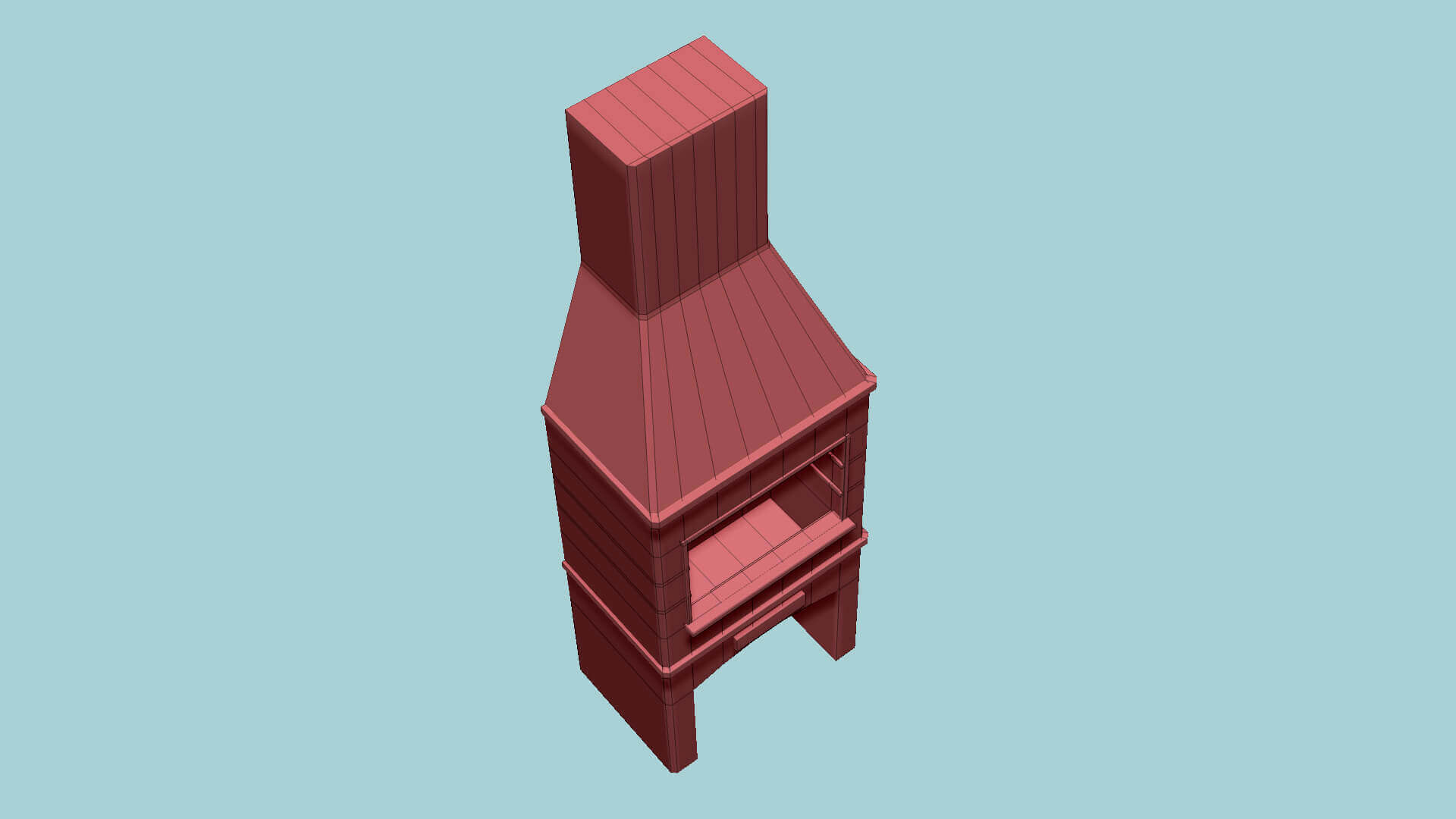 Brazilian Barbecue Grill 09 - Destroyed 3D Model by gsommer