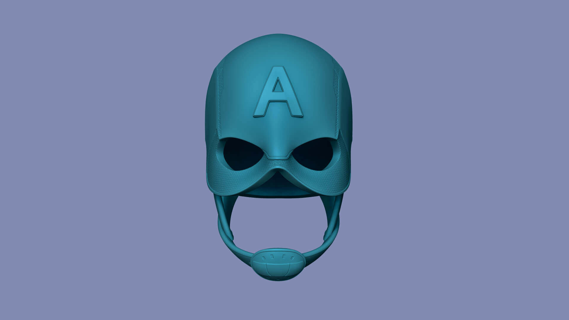 Captain America Helmet - 3D Model by gsommer