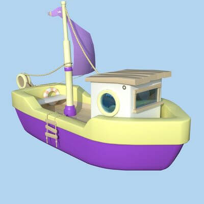 3D Models | Cartoon | Boats | RenderHub