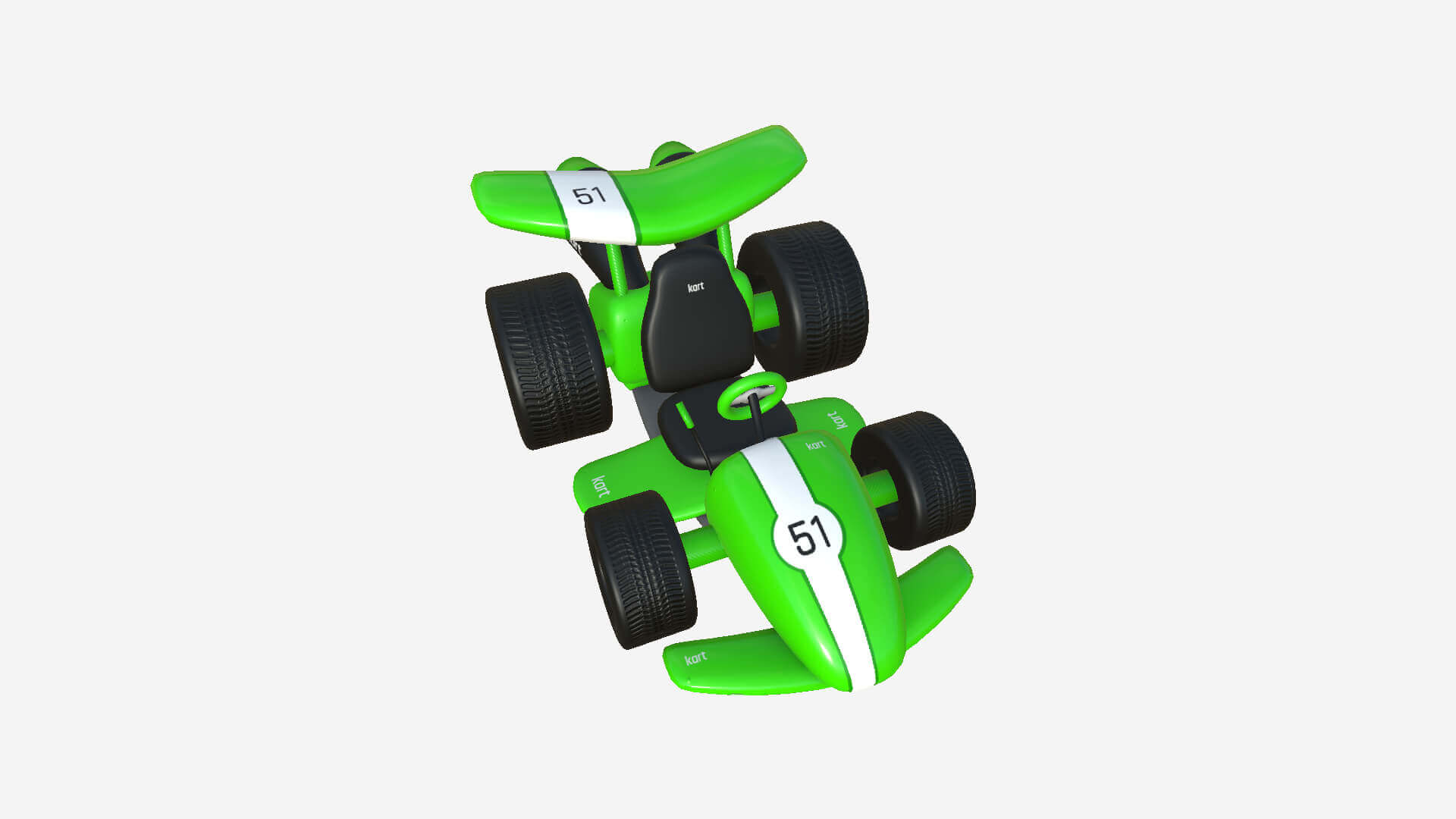 Cartoon Kart Model A 03 - Green by gsommer