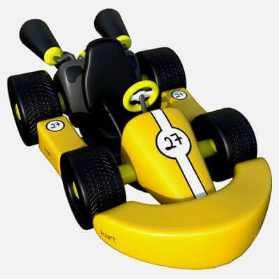Cartoon Kart Model C 03 - Yellow by gsommer