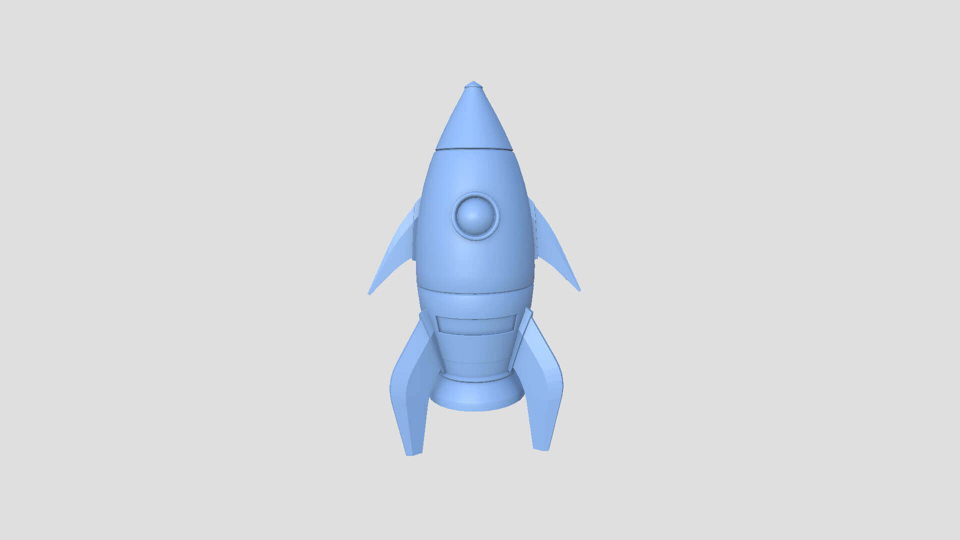 Cartoon Spaceship 04 - Yellow and Purple 3D Model by gsommer