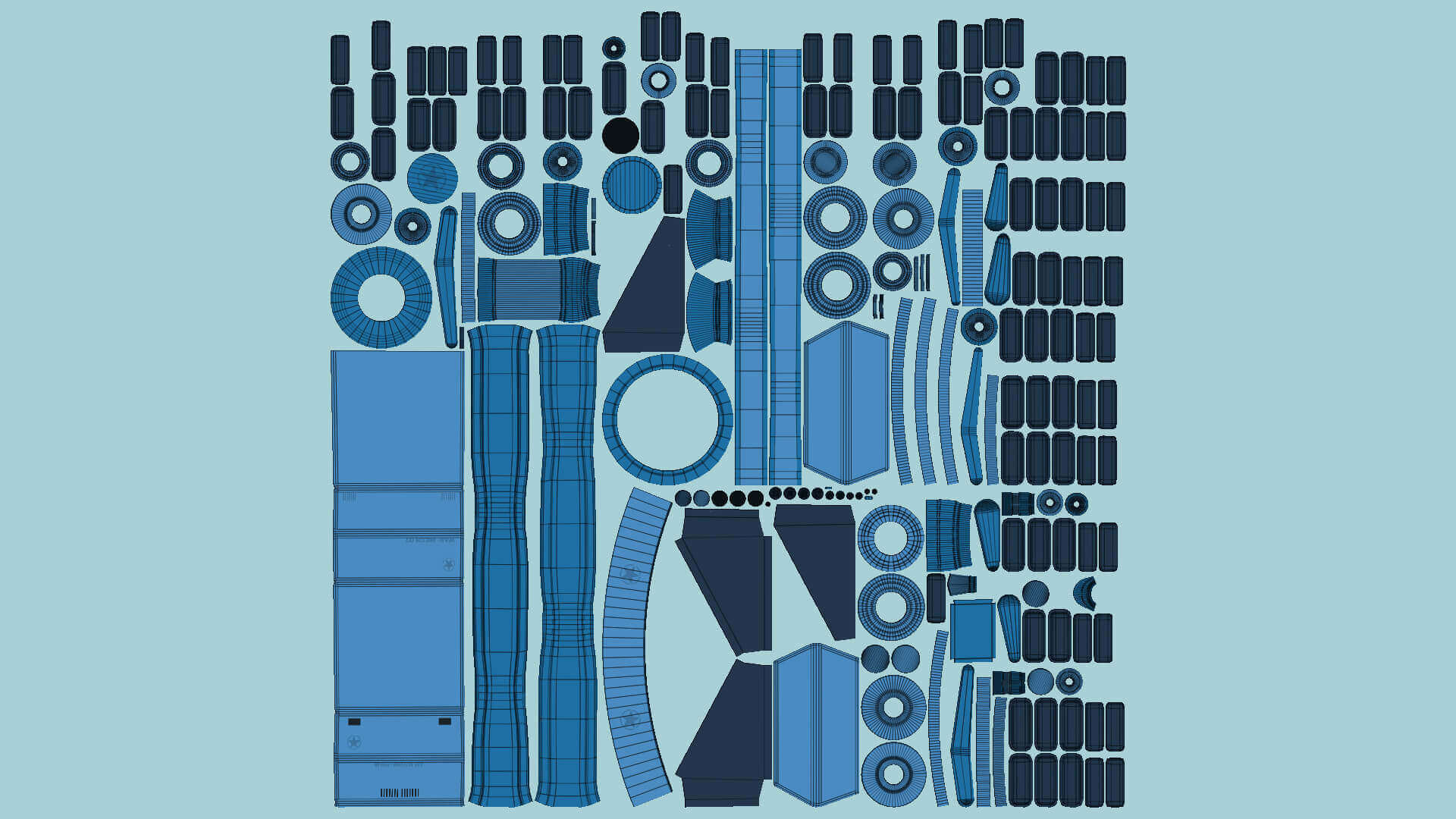 Cartoon Tank 04 - Blue 3D Model by gsommer