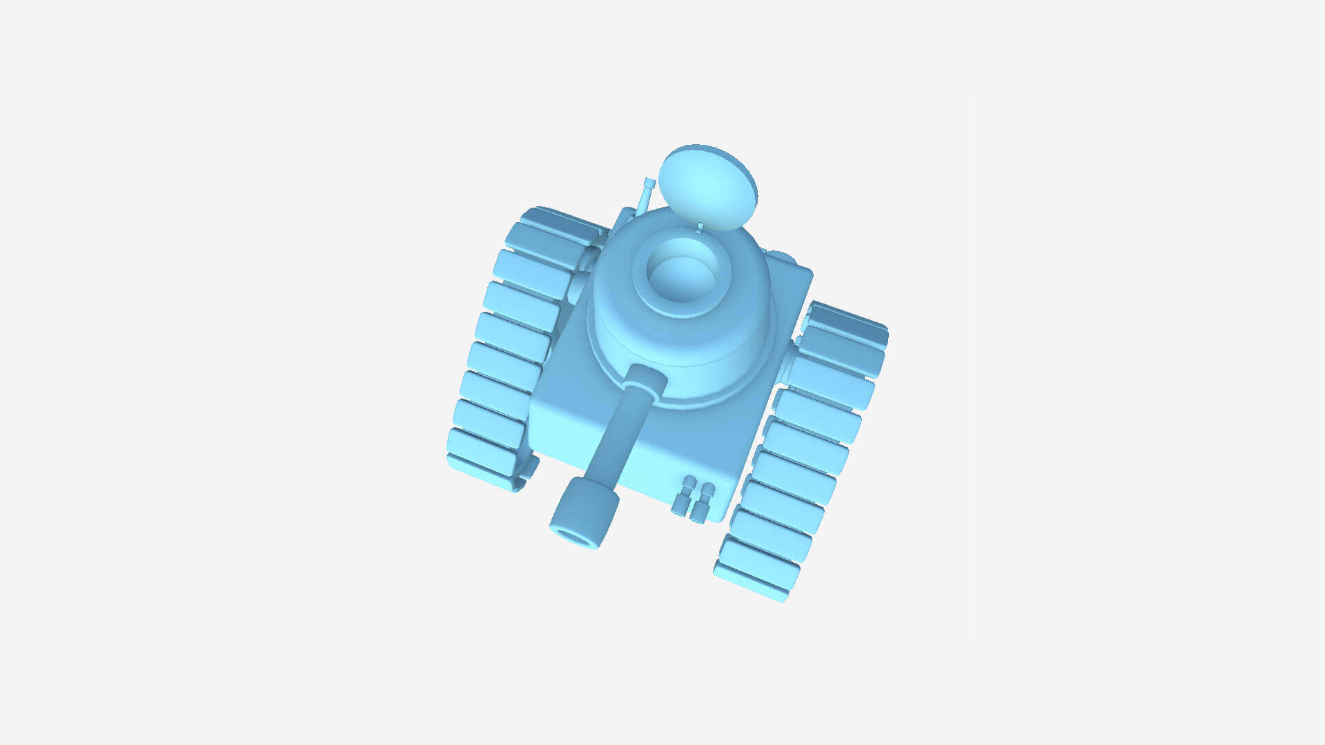 Cartoon Tank 12 - Peacemaker 3D Model by gsommer