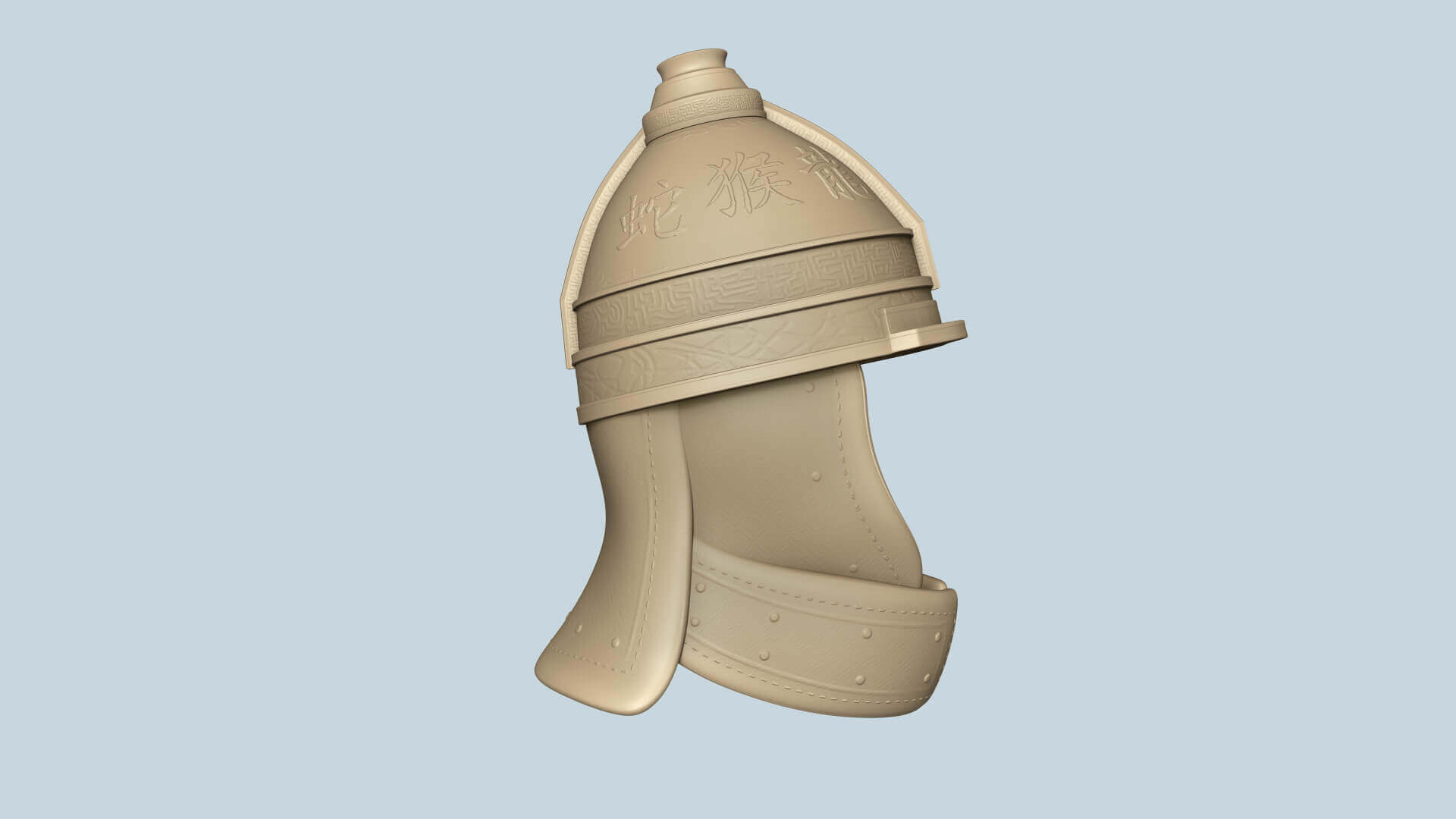 Chinese Royal Helmet - 3D Model by gsommer